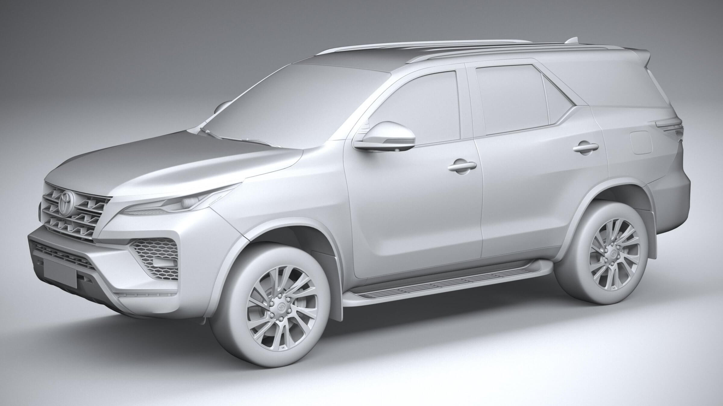 Toyota Fortuner V2 2021 - 3D Model by SQUIR