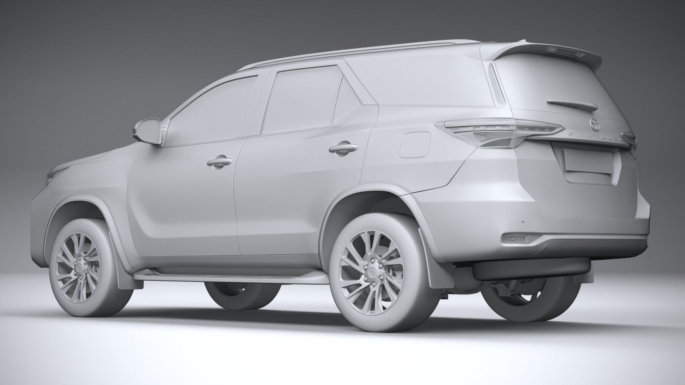 Toyota Fortuner V2 2021 - 3D Model by SQUIR