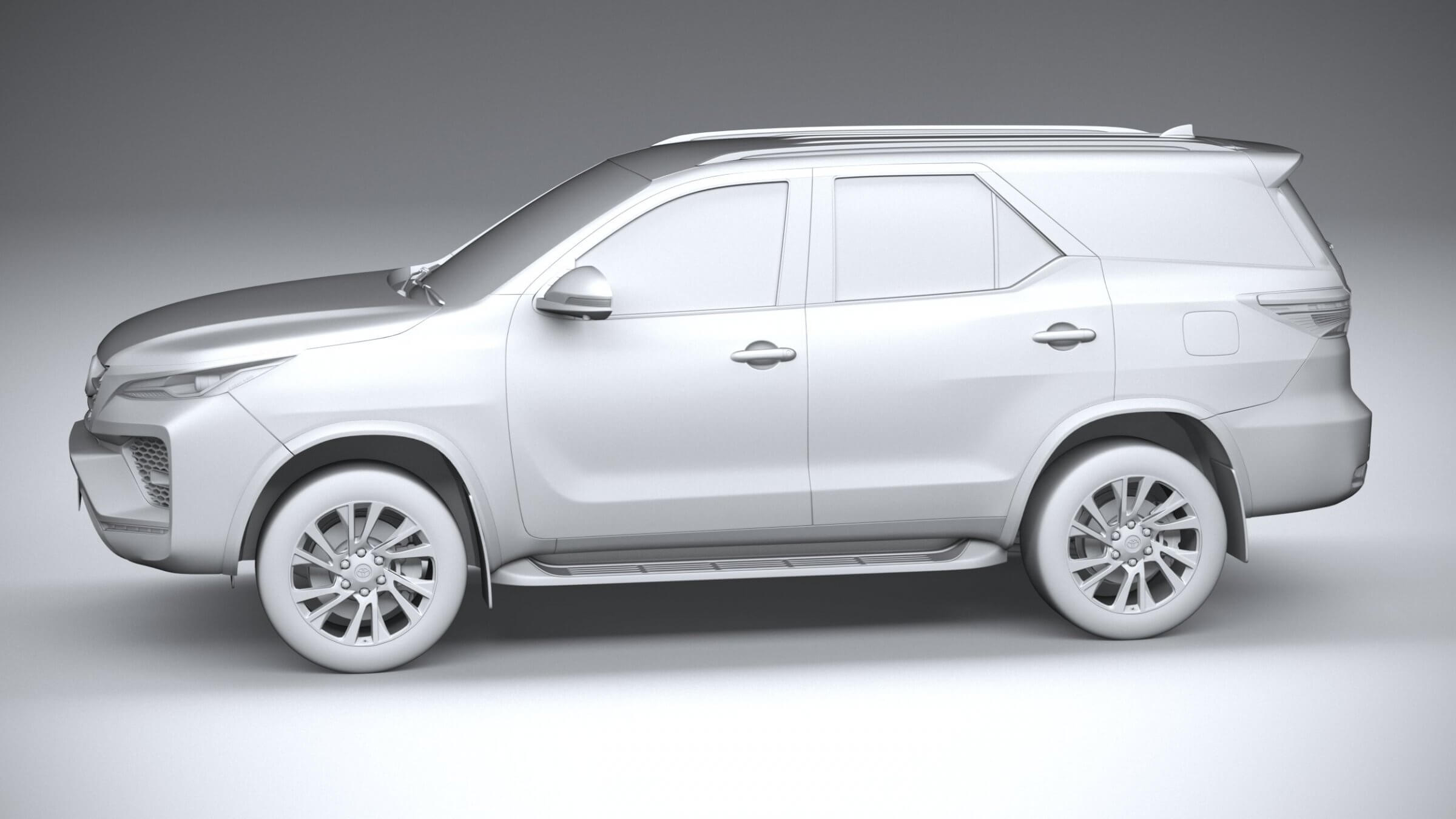 Toyota Fortuner V2 2021 - 3D Model by SQUIR