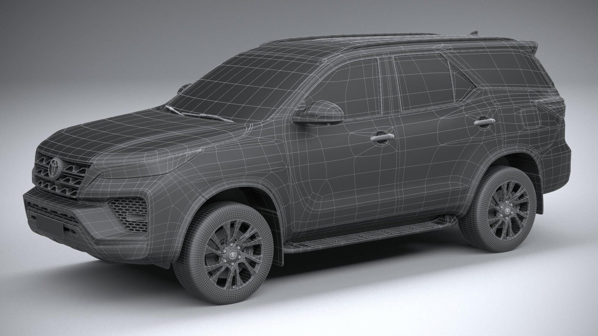 Toyota Fortuner V2 2021 - 3D Model by SQUIR