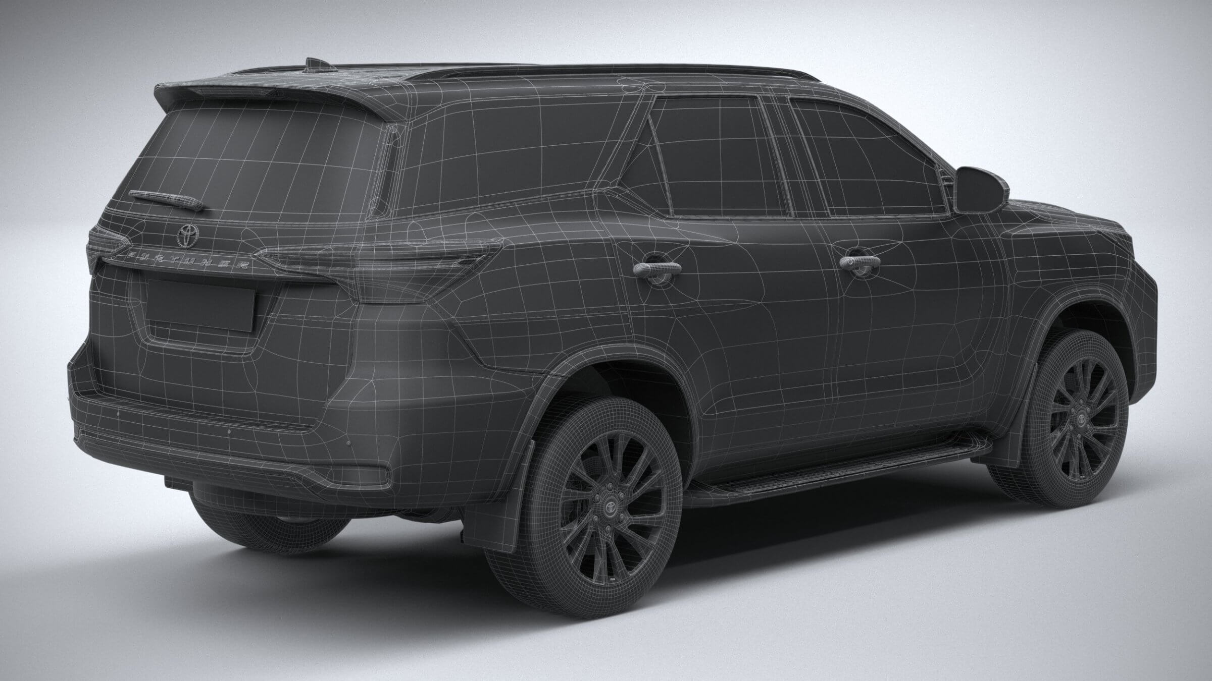 Toyota Fortuner V2 2021 - 3D Model by SQUIR