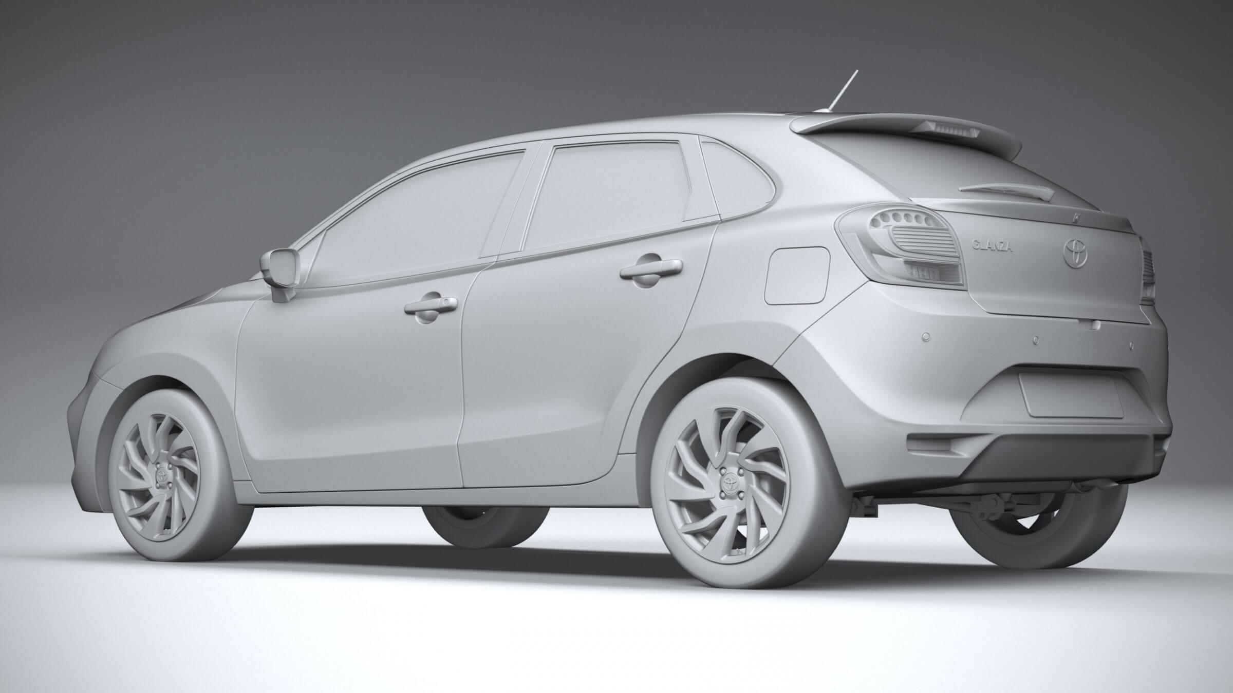 Toyota Glanza 2019 - 3D Model by SQUIR
