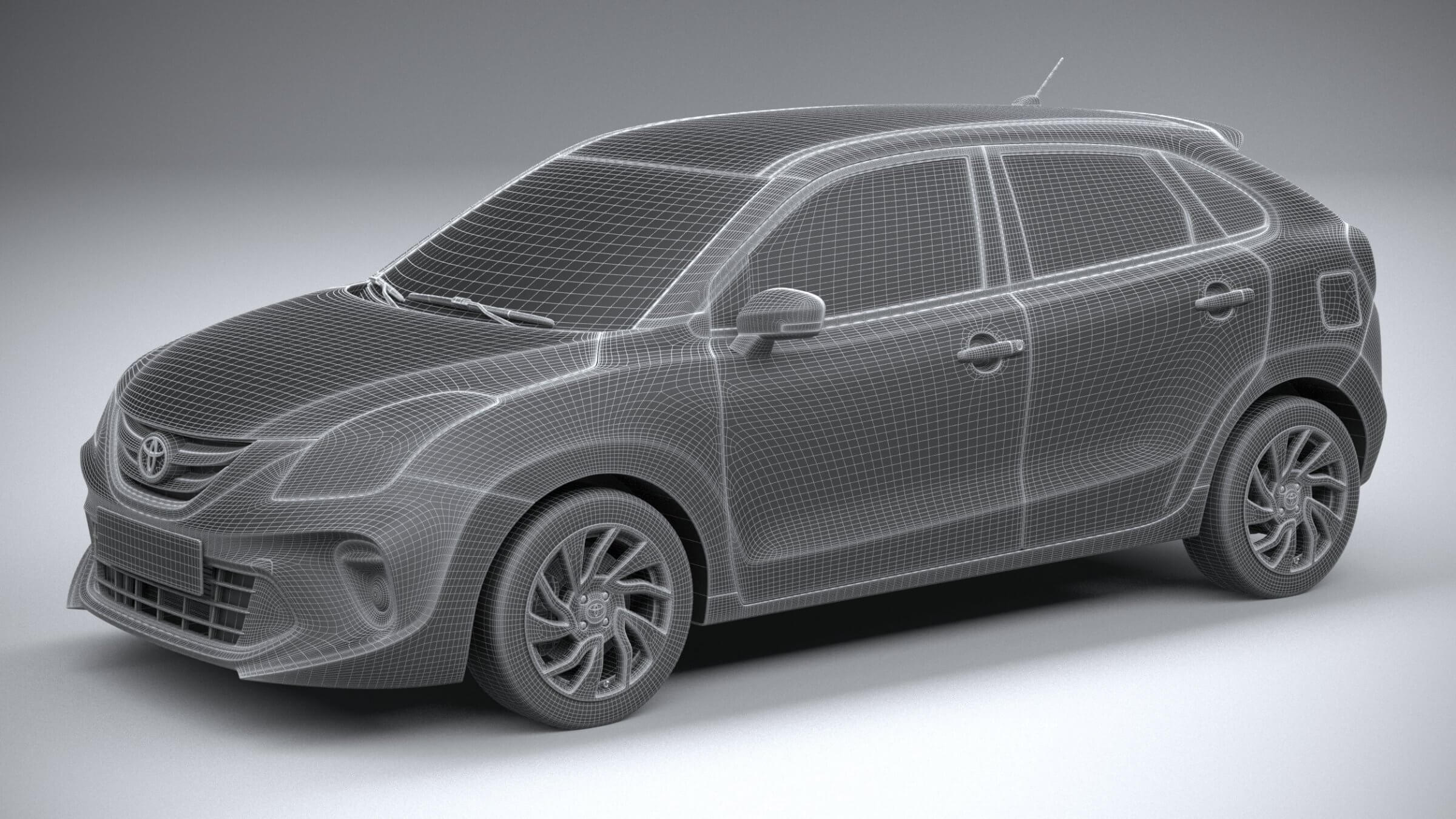 Toyota Glanza 2019 - 3D Model by SQUIR