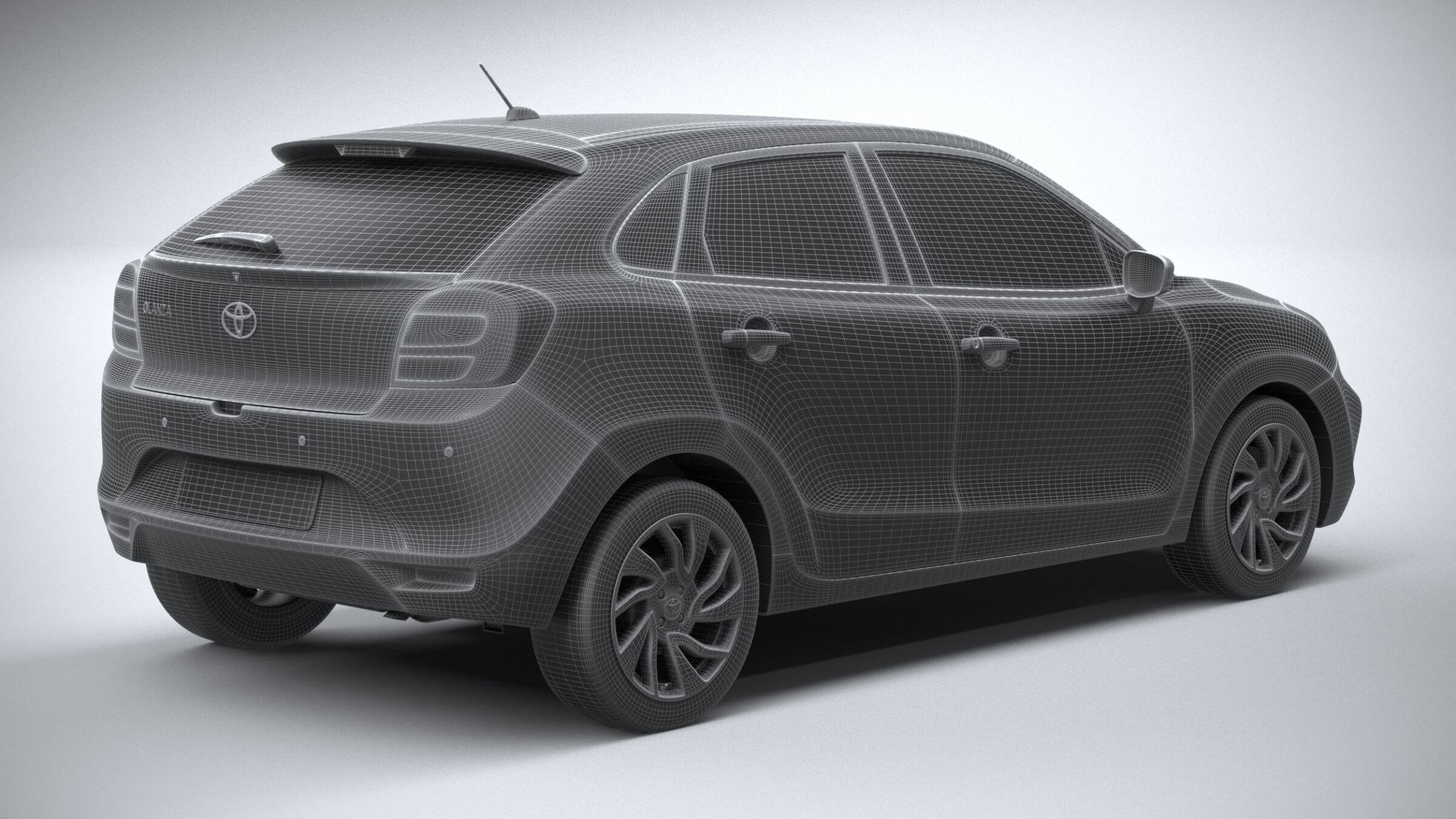 Toyota Glanza 2019 - 3D Model by SQUIR