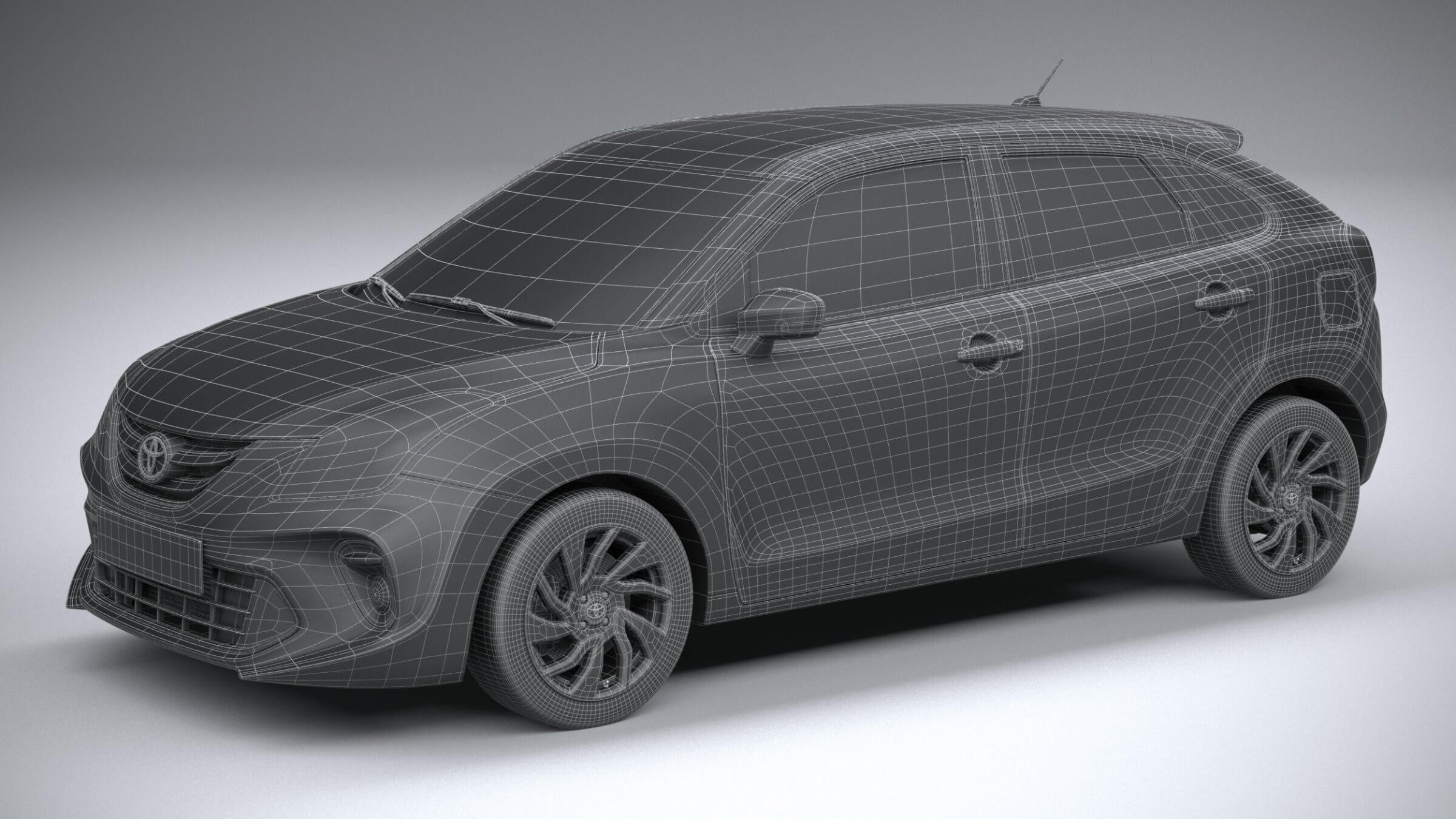 Toyota Glanza 2019 - 3D Model by SQUIR