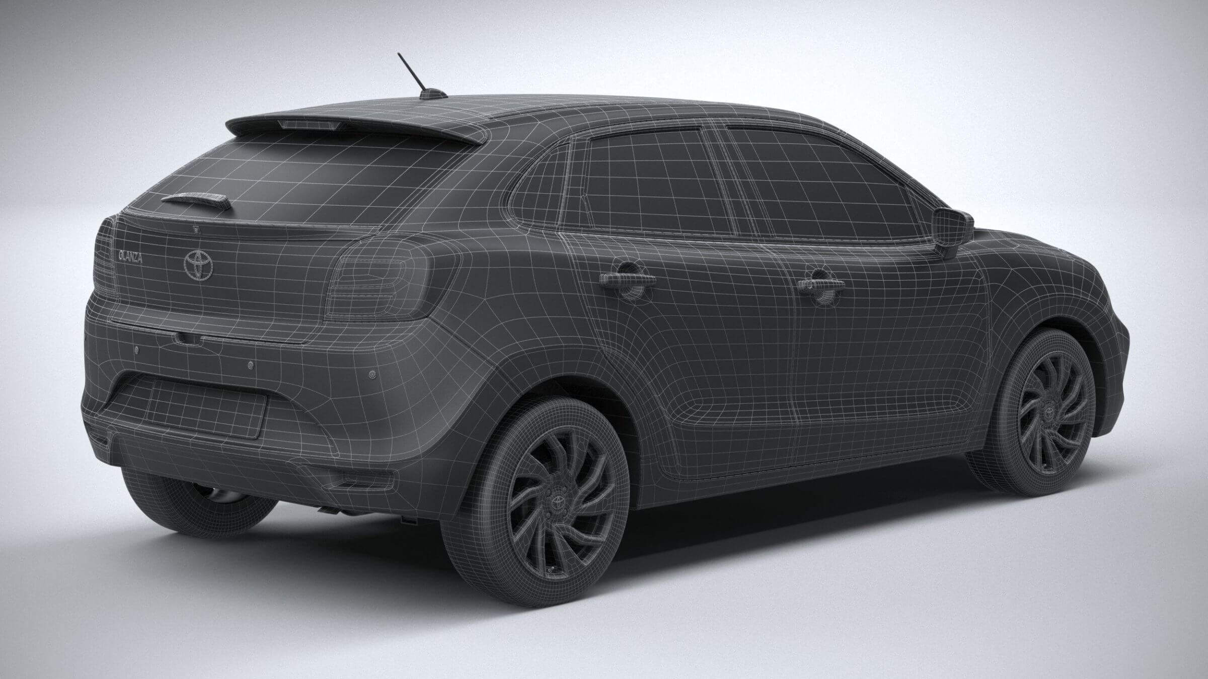 Toyota Glanza 2019 - 3D Model by SQUIR