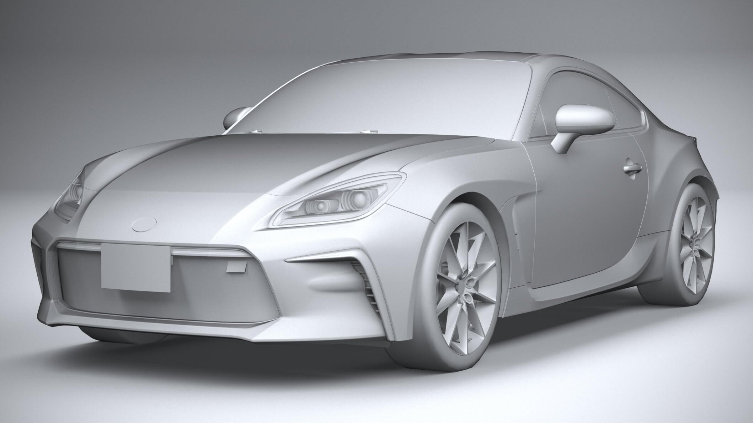 Toyota GR 86 2022 Low Poly - 3D Model by SQUIR