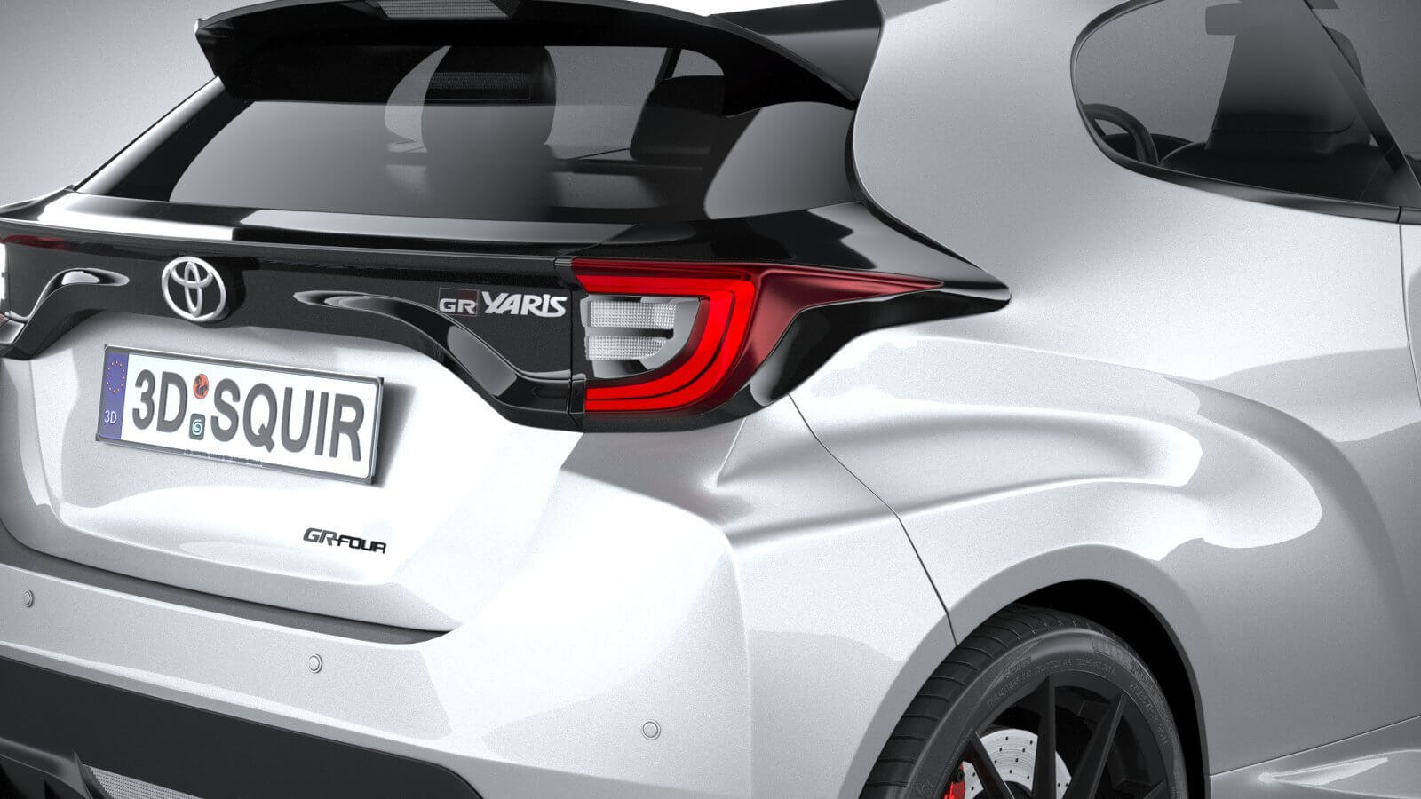 Toyota GR Yaris 2020 - 3D Model by SQUIR