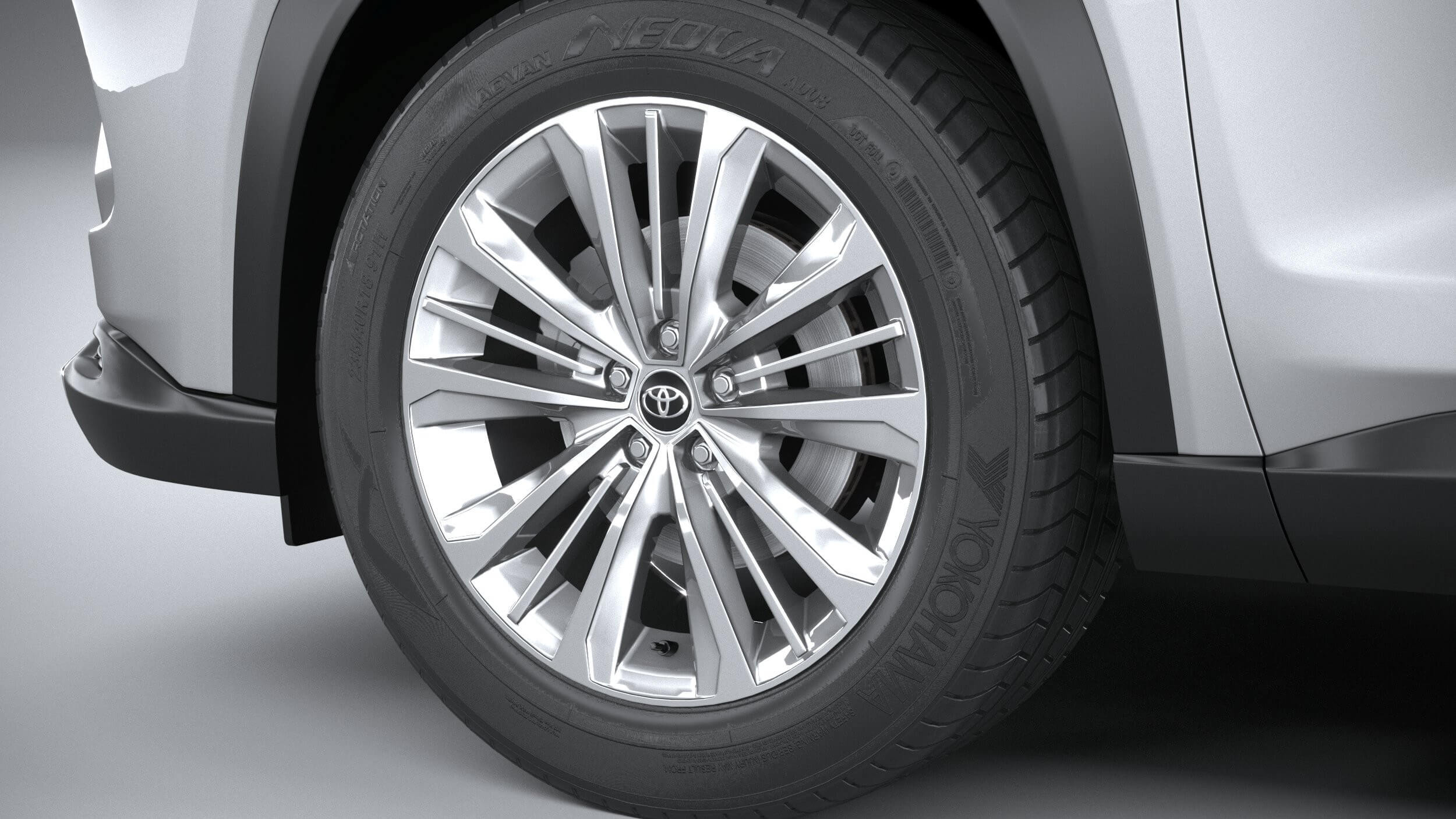 Toyota Grand Highlander 2024 - 3D Model by SQUIR