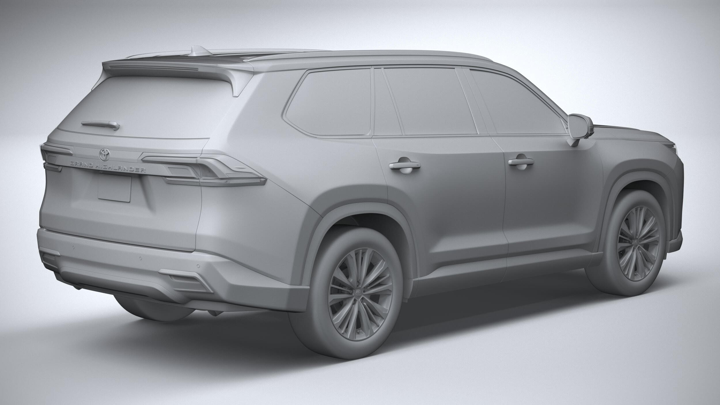 Toyota Grand Highlander 2024 - 3D Model by SQUIR