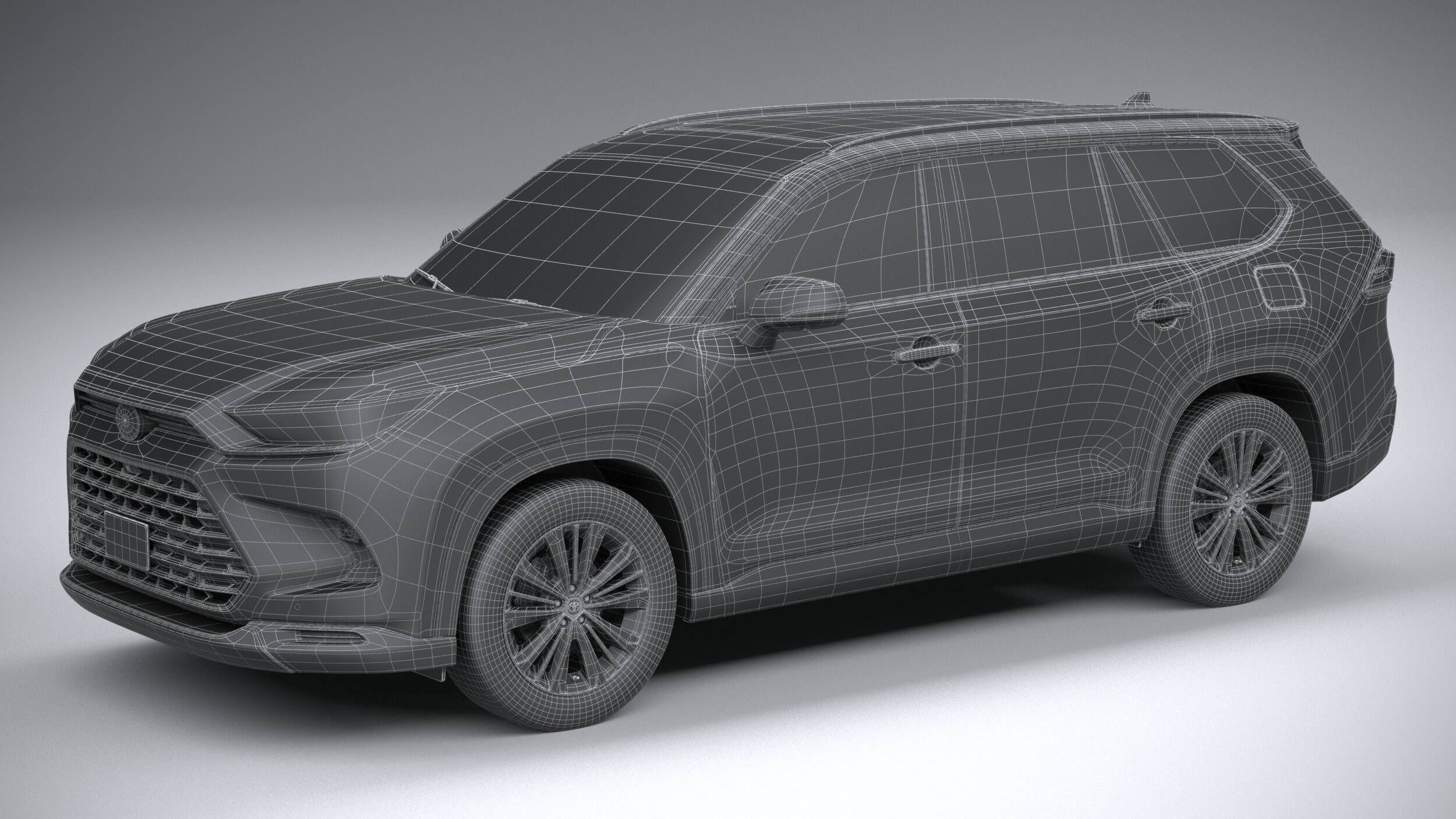 Toyota Grand Highlander 2024 - 3D Model by SQUIR