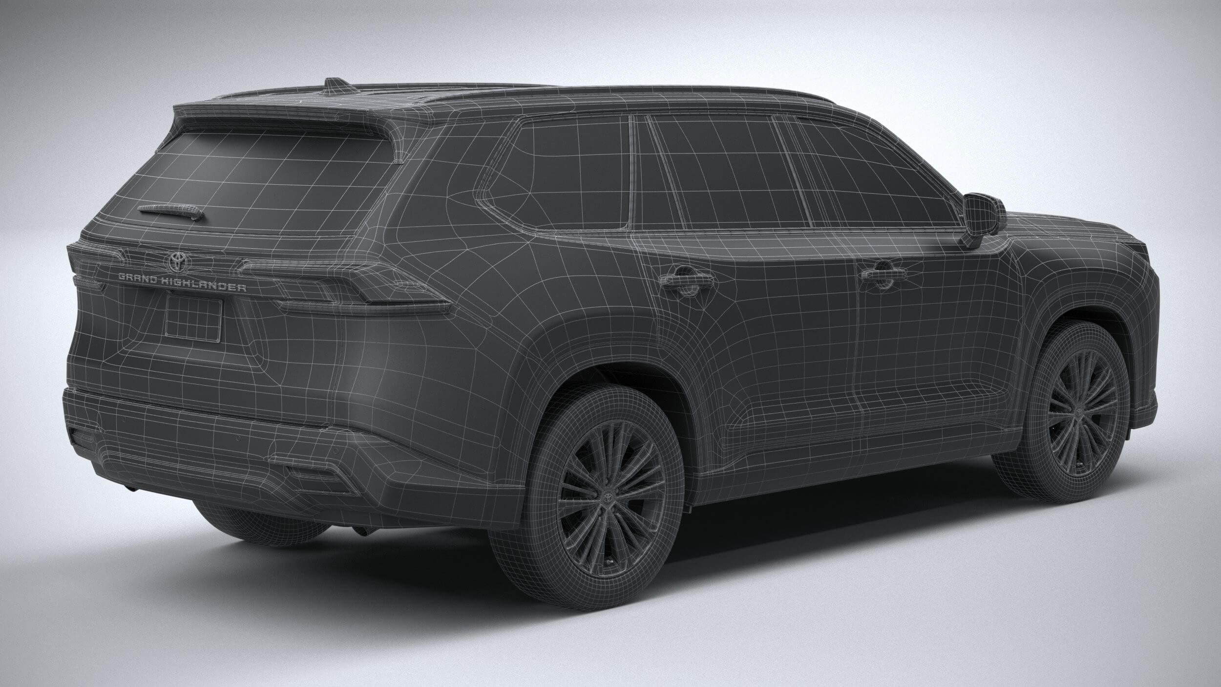 Toyota Grand Highlander 2024 - 3D Model by SQUIR