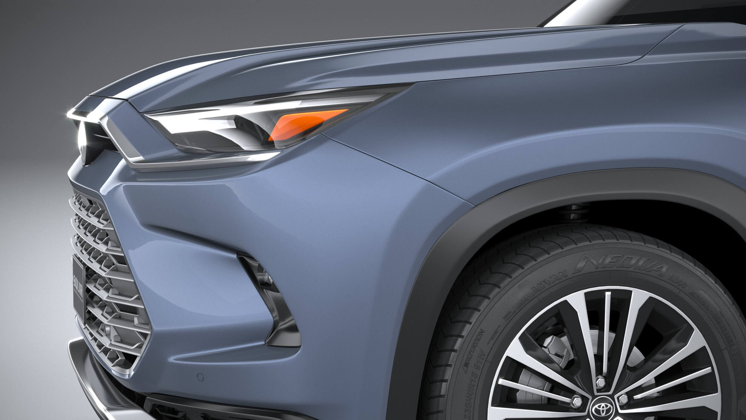 Toyota Grand Highlander Platinum 2024 - 3D Model by SQUIR