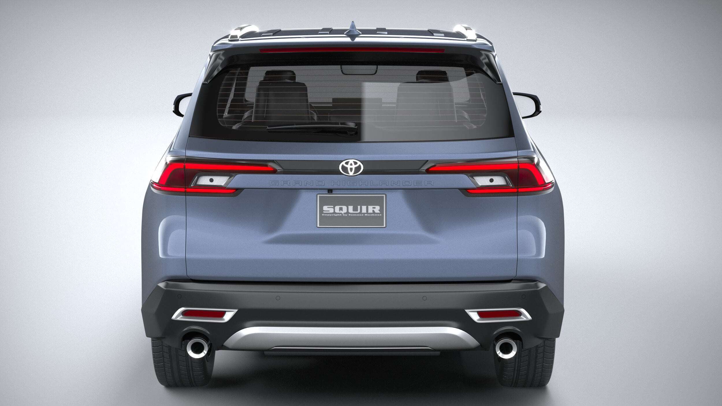 Toyota Grand Highlander Platinum 2024 - 3D Model by SQUIR