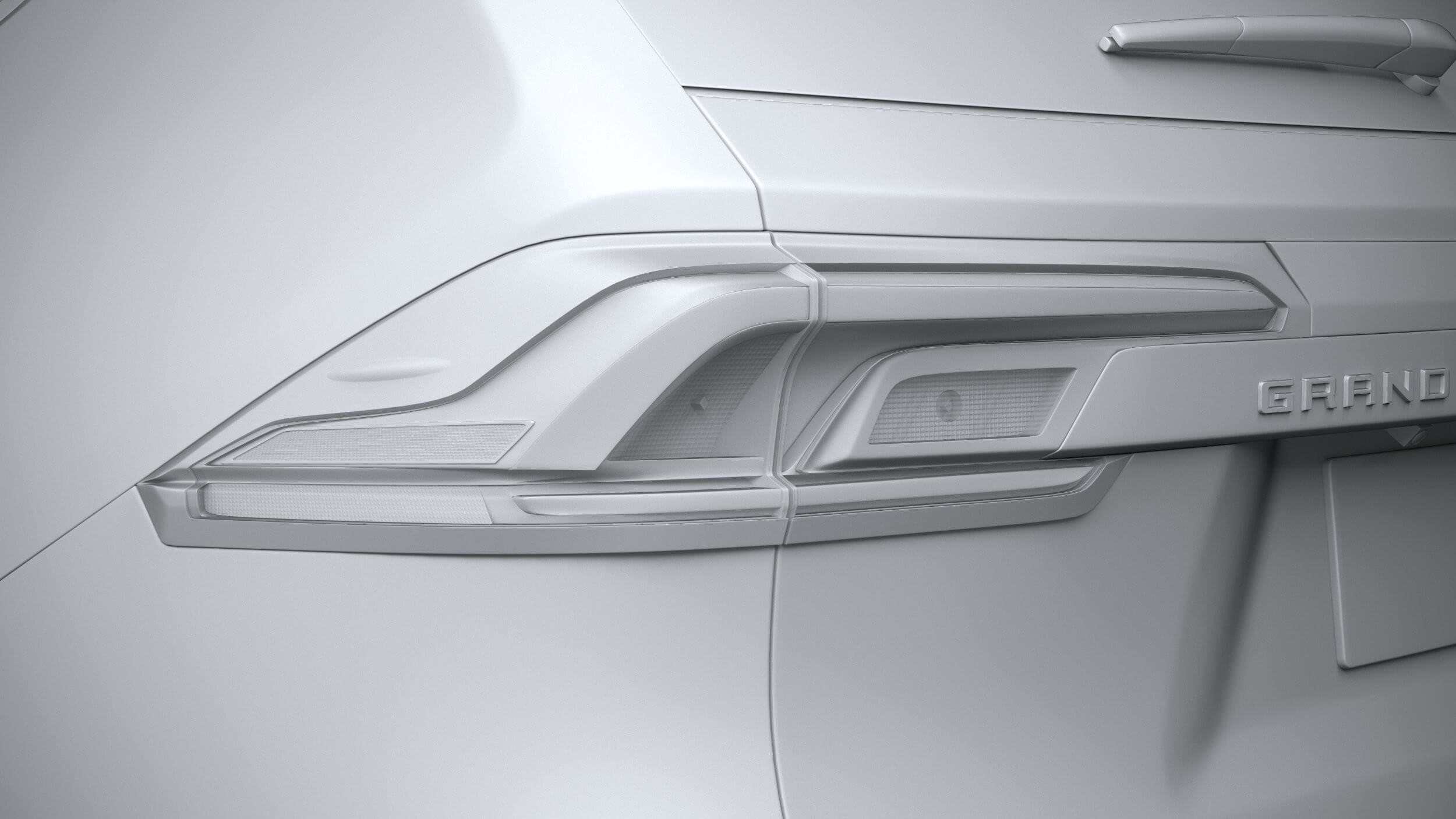 Toyota Grand Highlander Platinum 2024 - 3D Model by SQUIR