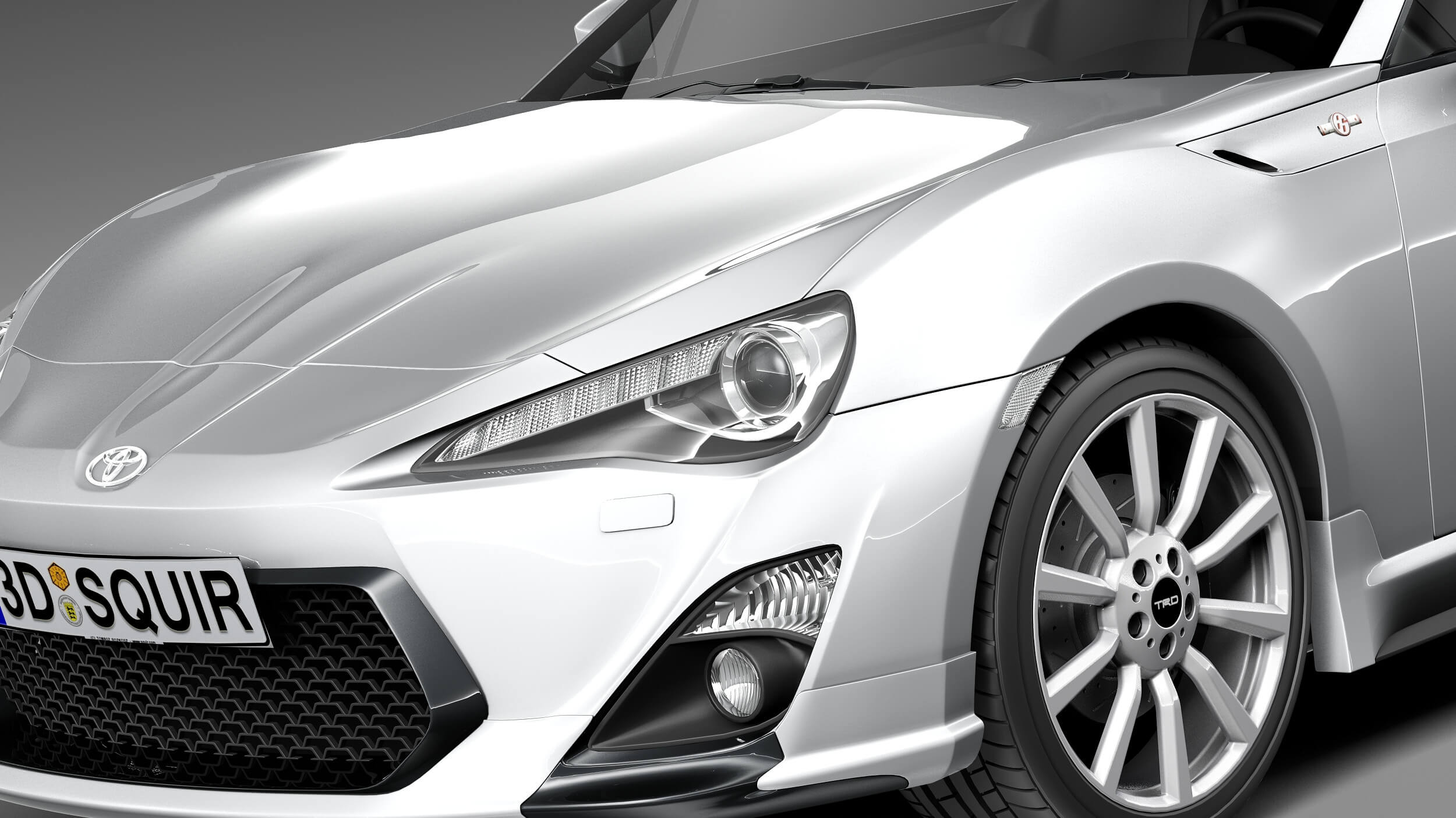 Toyota GT86 TRD 2014 - 3D Model by SQUIR