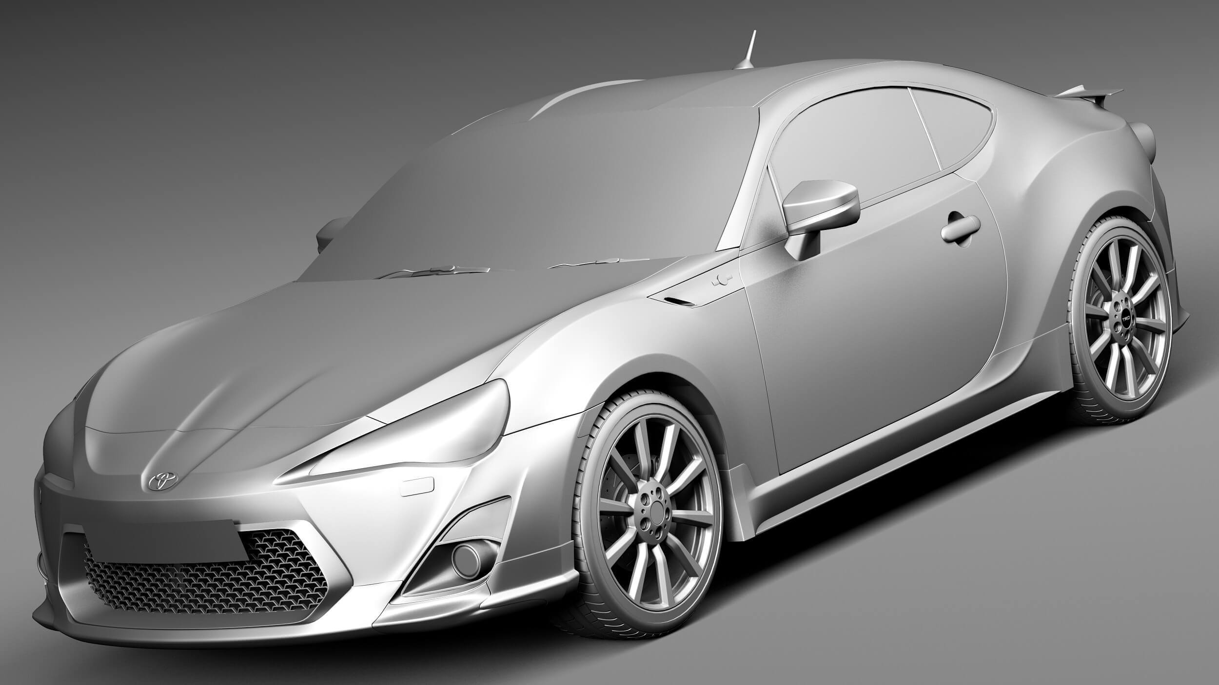 Toyota GT86 TRD 2014 - 3D Model by SQUIR