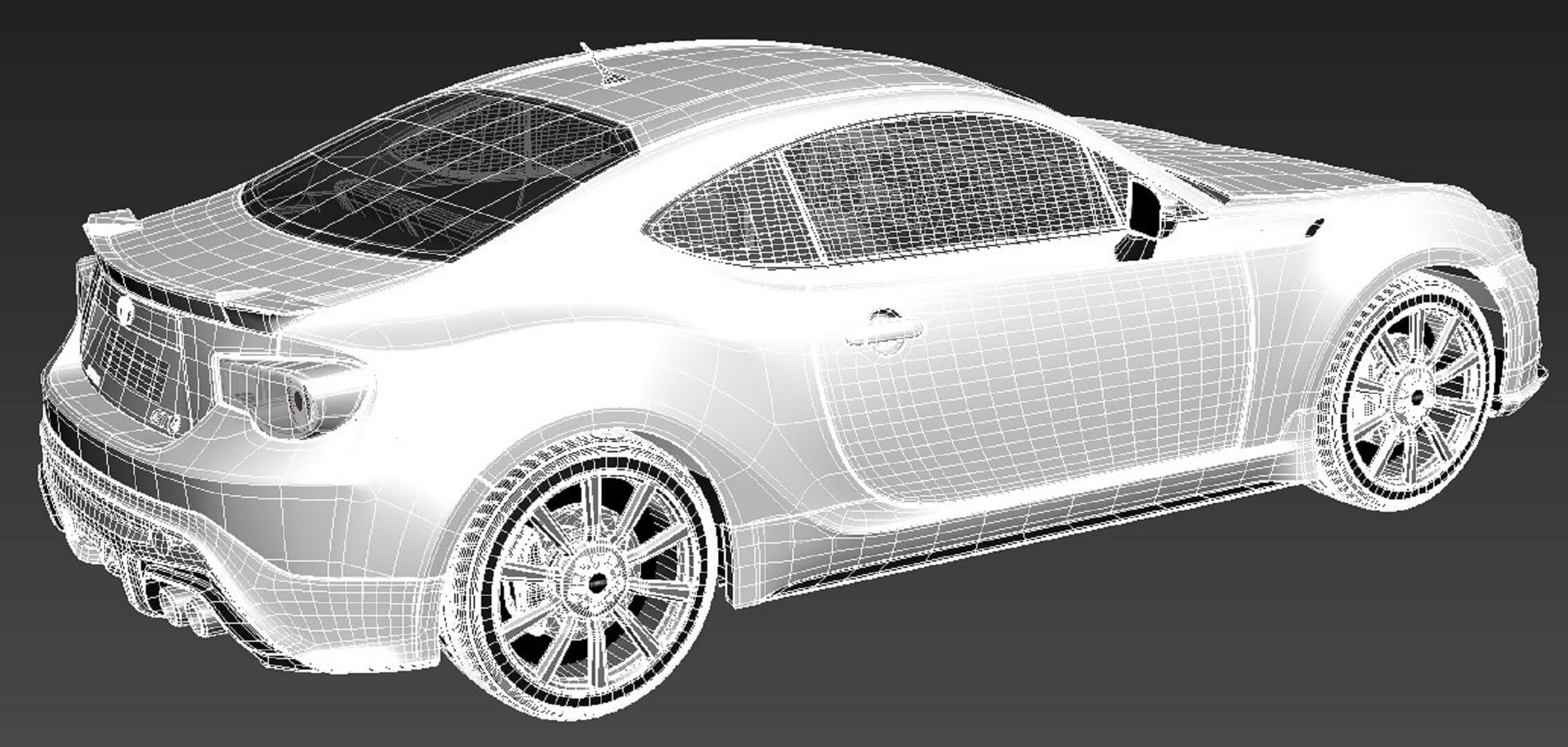 Toyota GT86 TRD 2014 - 3D Model by SQUIR