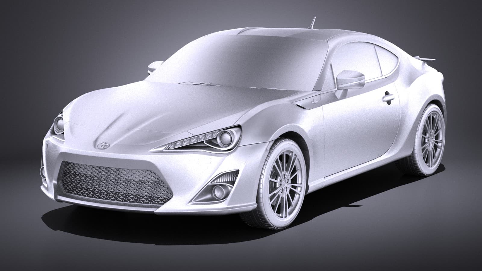 Toyota GT86 2015 (V-Ray) 3D Model by SQUIR
