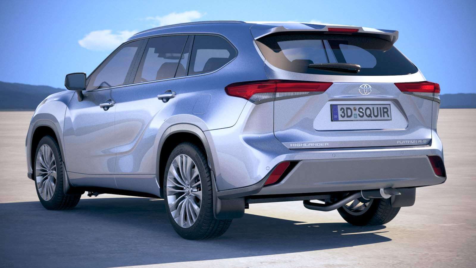 Toyota Highlander 2020 - 3D Model by SQUIR