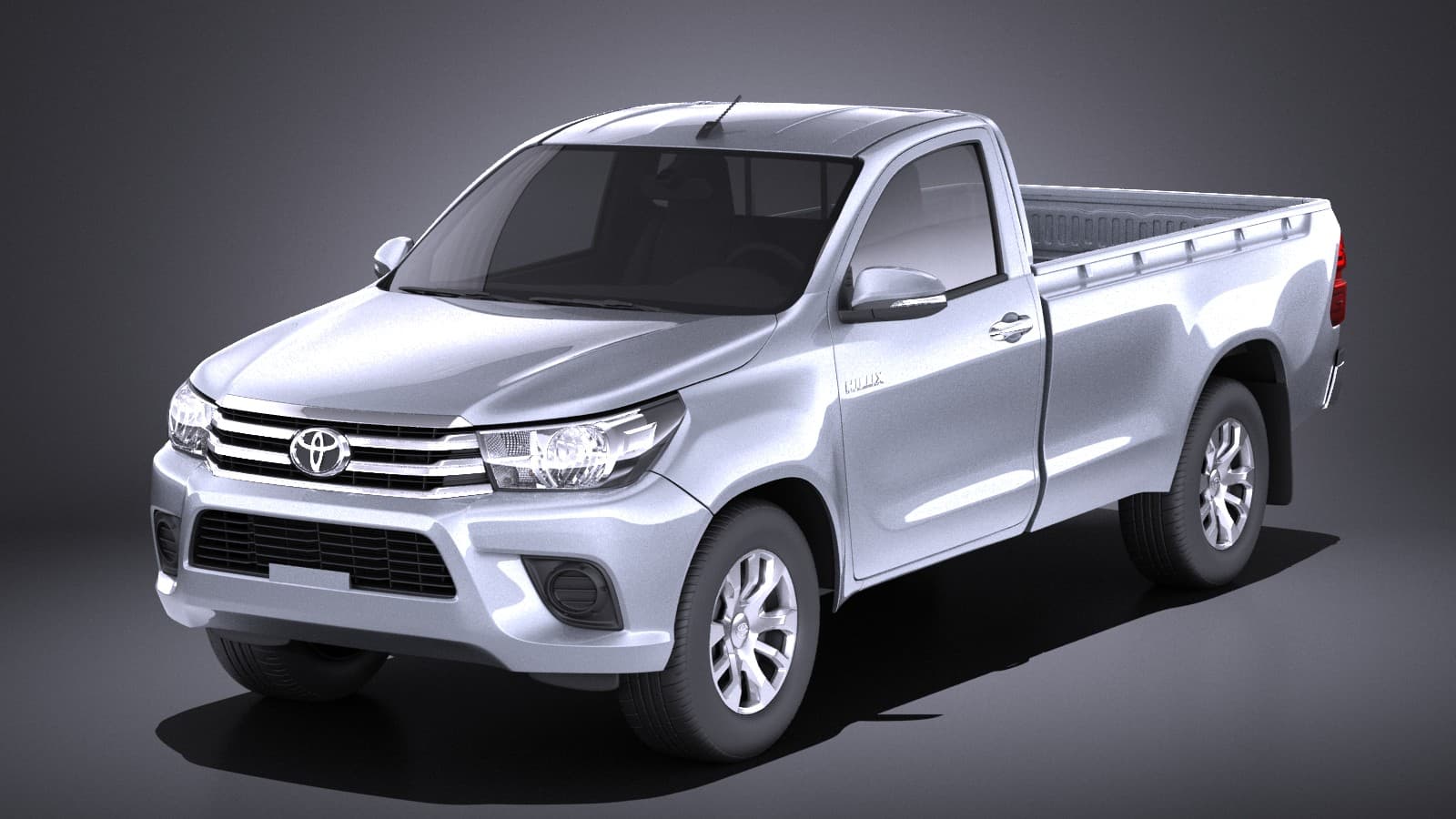 Toyota Hilux Single Cab 2017 (V-Ray) 3D Model by SQUIR