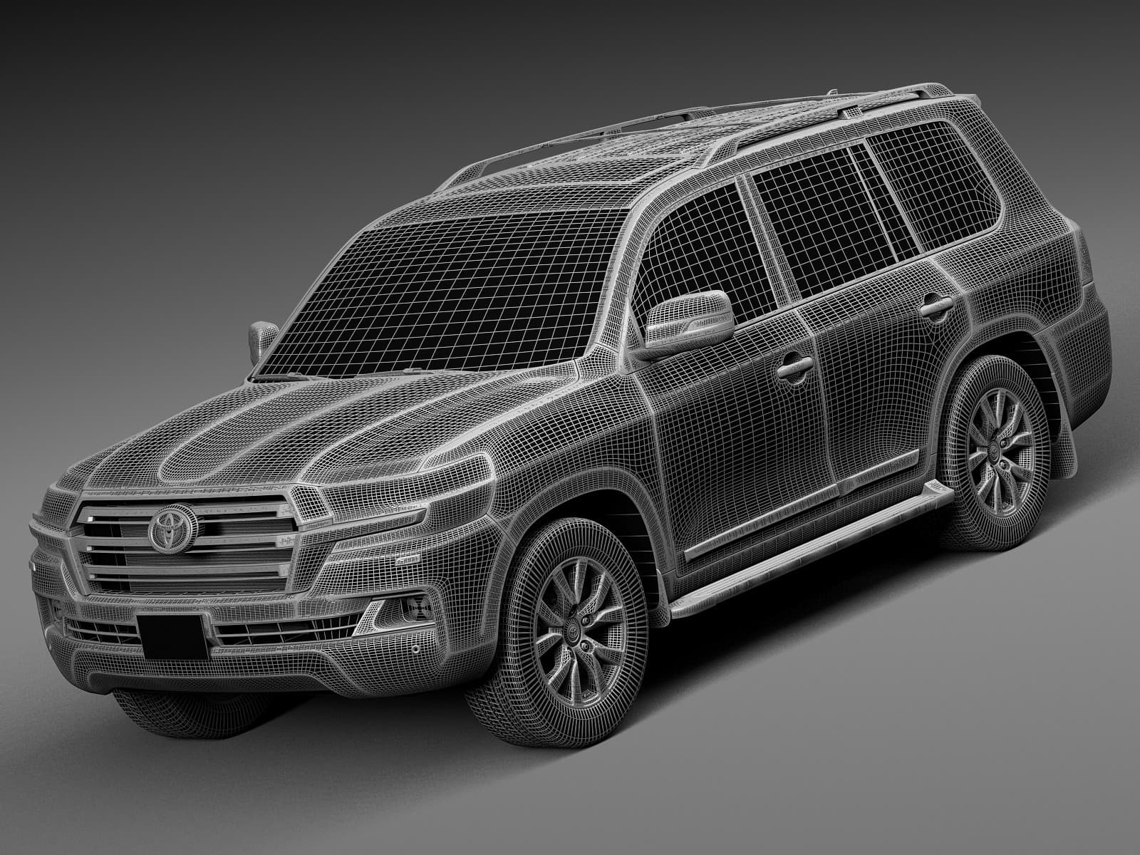 Toyota Land Cruiser 2016 - 3D Model by SQUIR