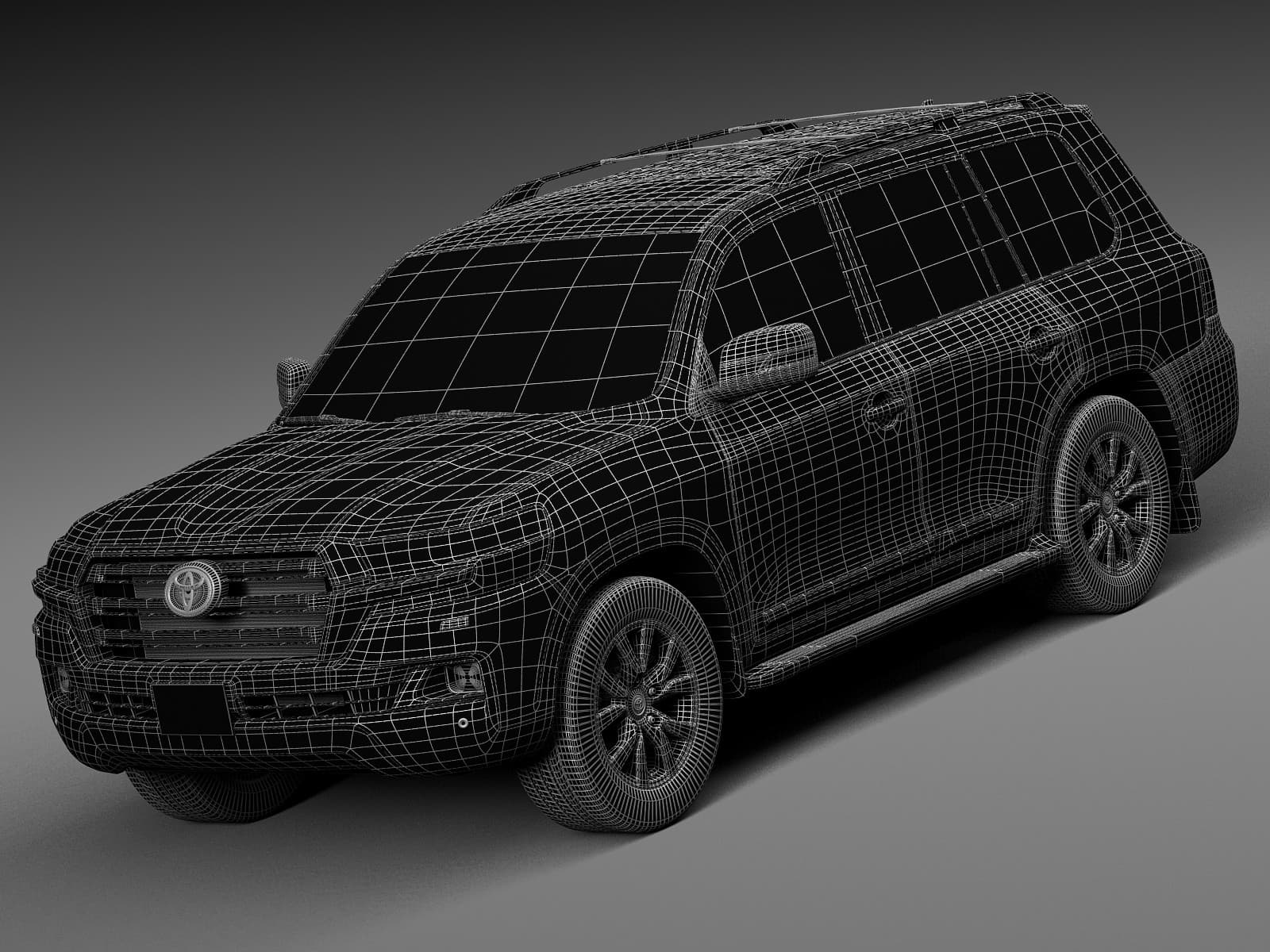 Toyota Land Cruiser 2016 - 3D Model by SQUIR