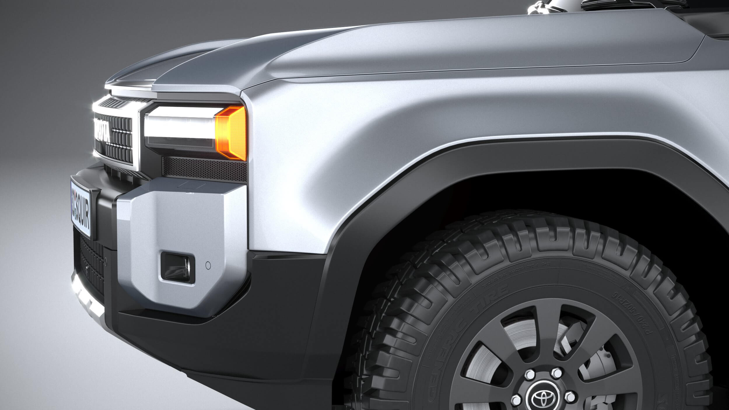 Toyota Land Cruiser 250 Basic 2025 - 3D Model by SQUIR