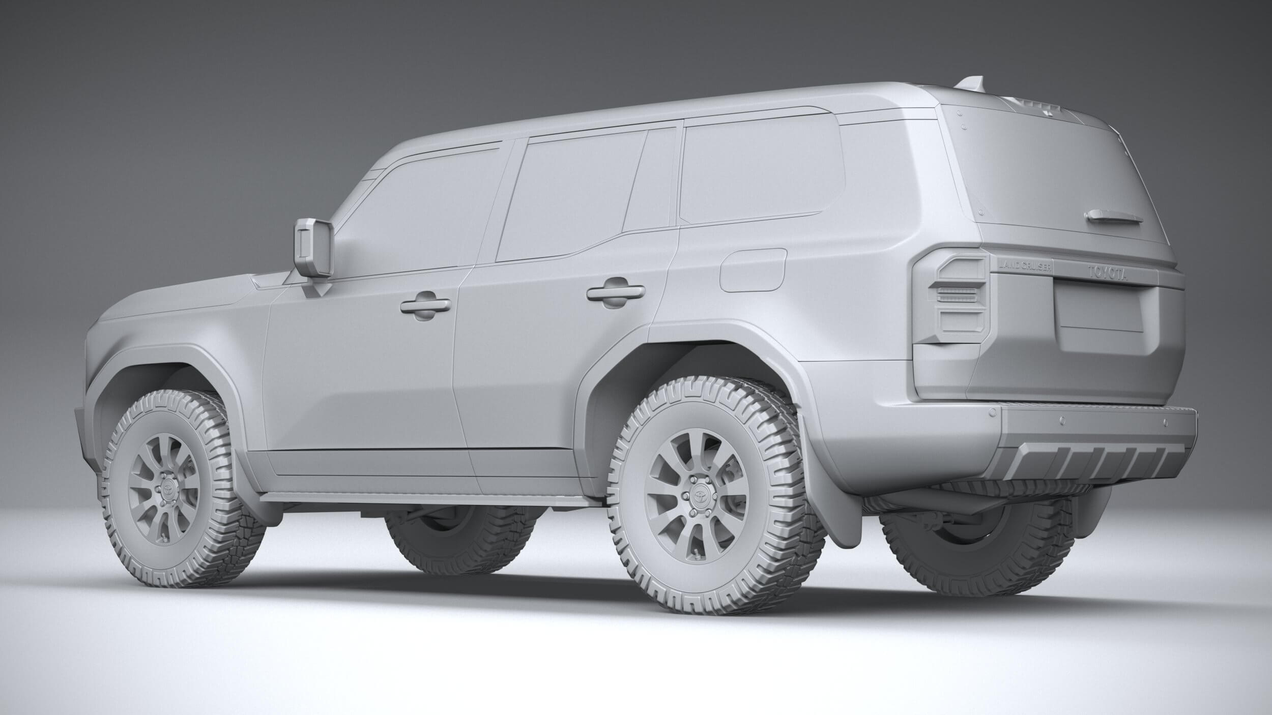 Toyota Land Cruiser 250 Basic 2025 - 3D Model by SQUIR