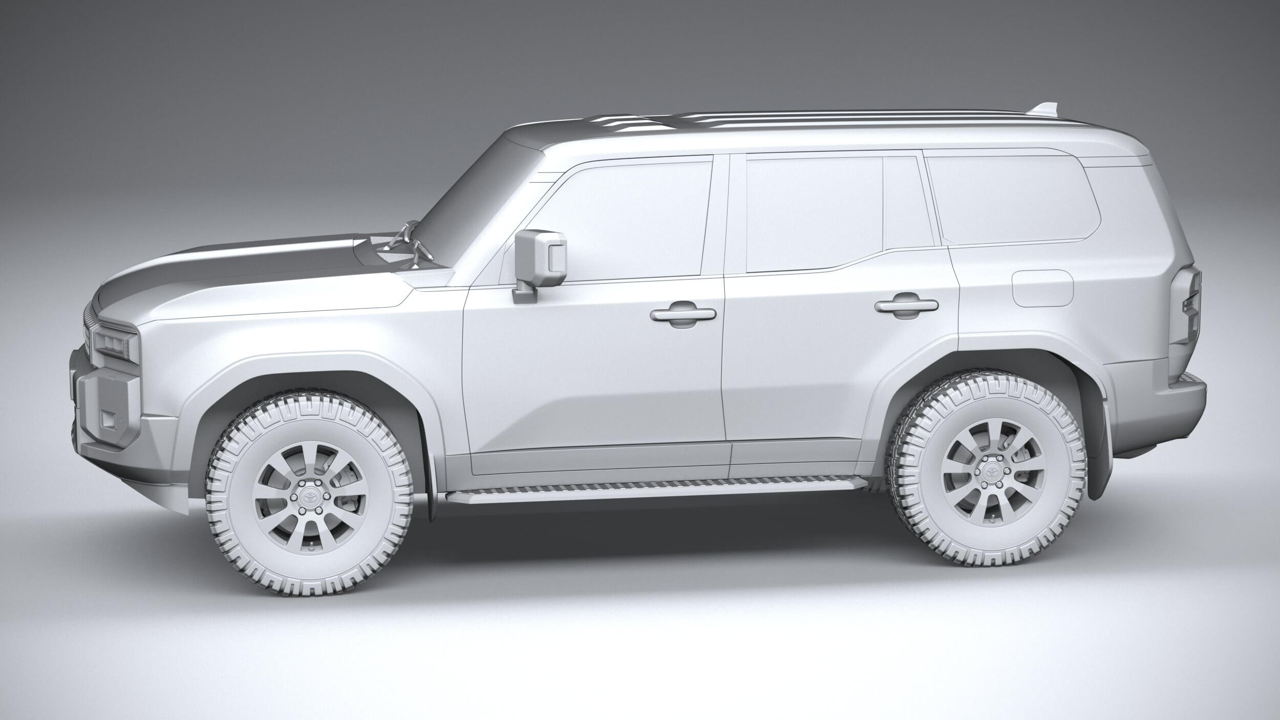 Toyota Land Cruiser 250 Basic 2025 - 3D Model by SQUIR