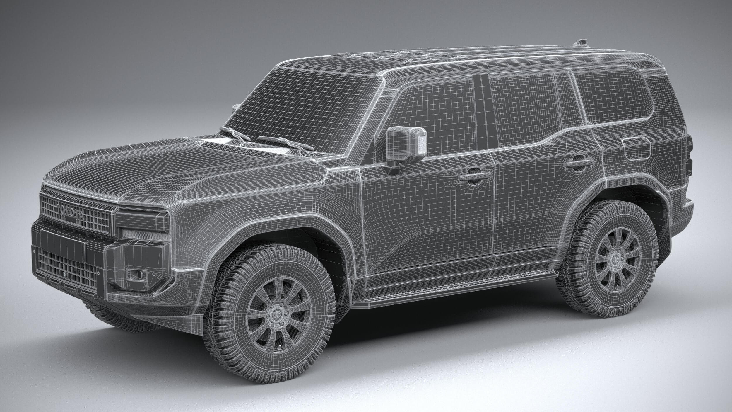 Toyota Land Cruiser 250 Basic 2025 - 3D Model by SQUIR