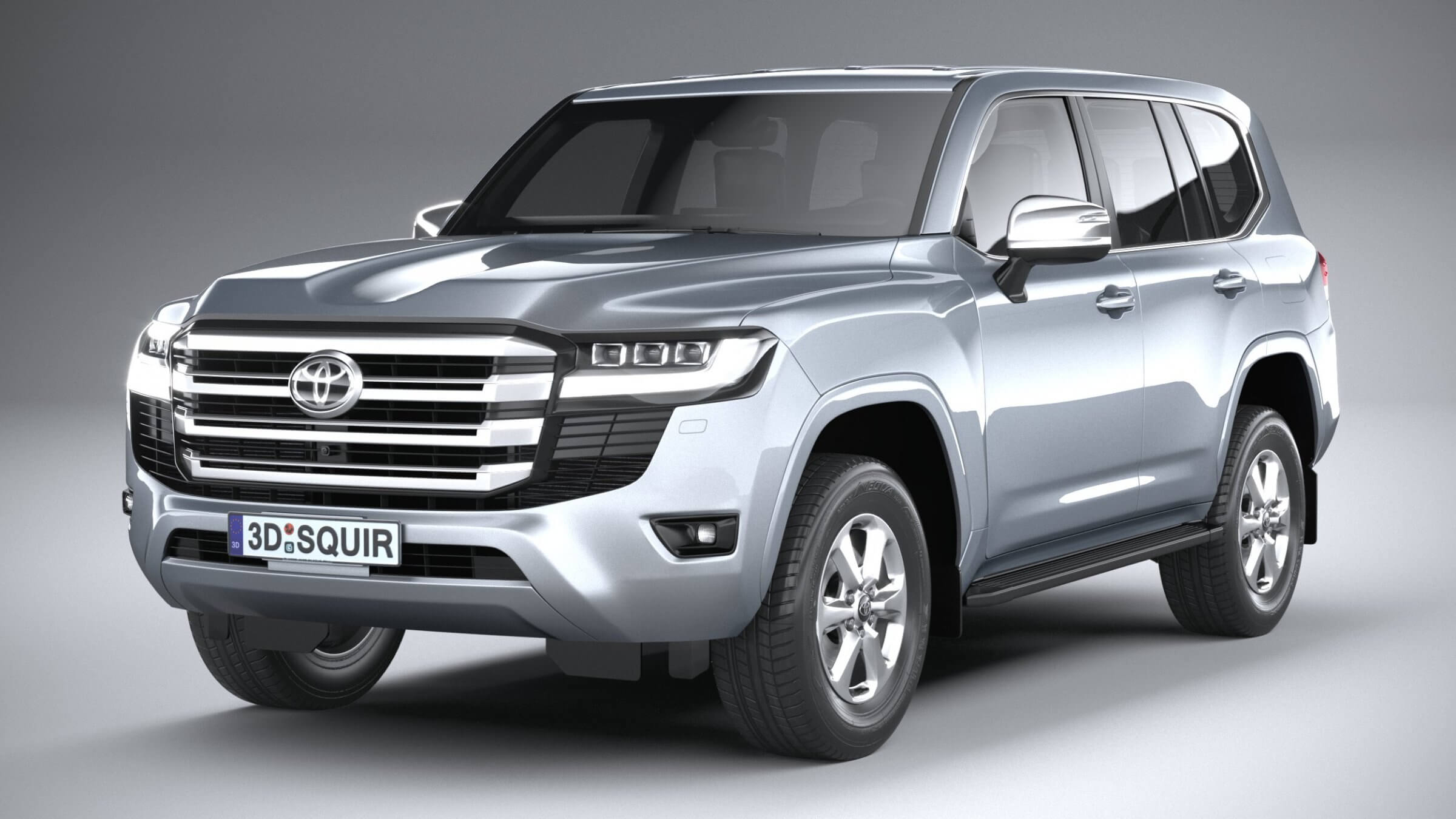 Toyota Land Cruiser GX 2022 - 3D Model by SQUIR