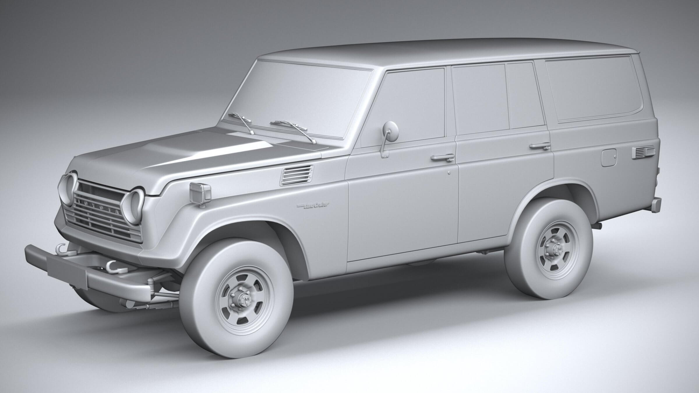 Toyota Land Cruiser J55 1967 - 3D Model by SQUIR