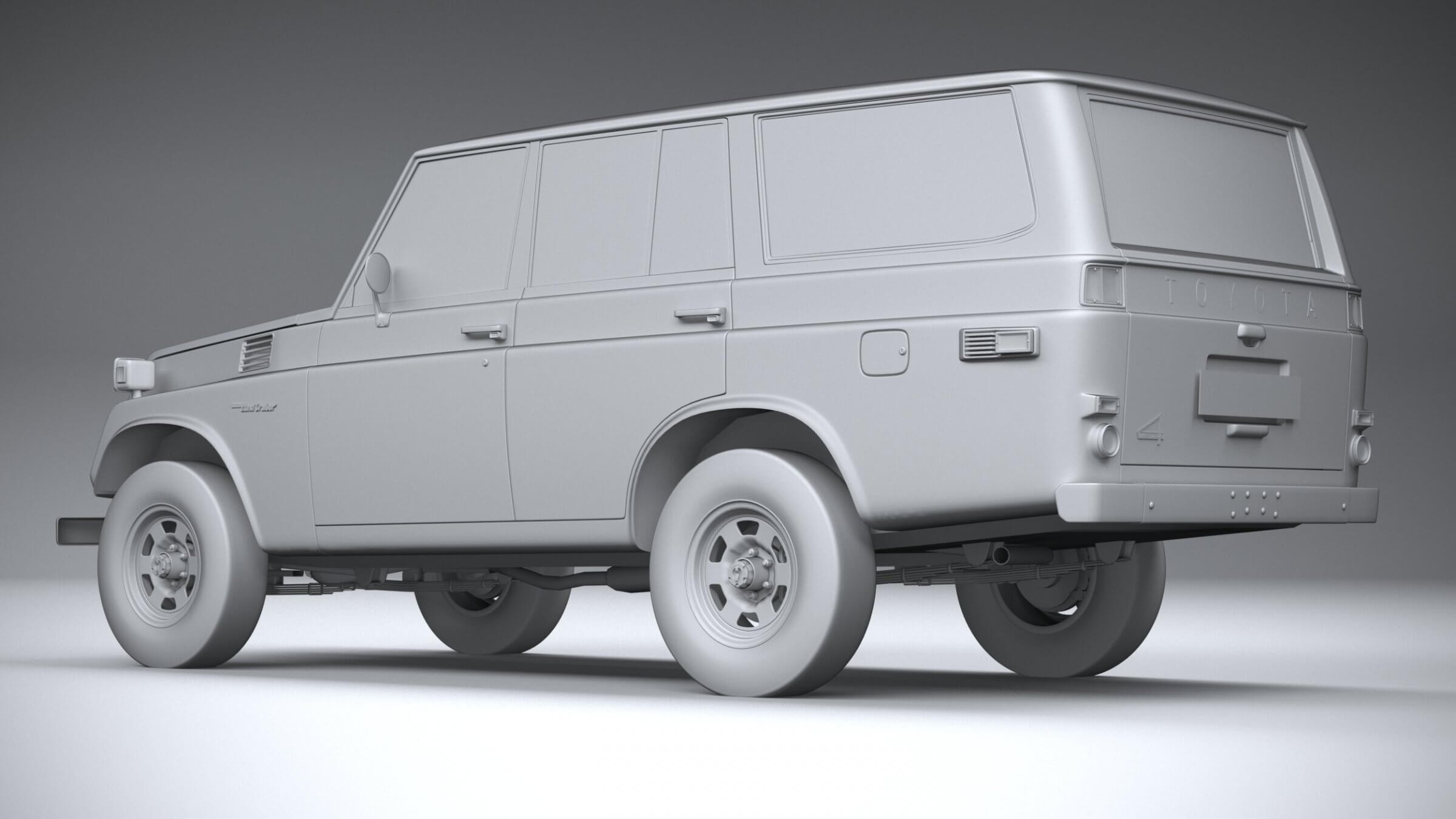 Toyota Land Cruiser J55 1967 - 3D Model by SQUIR