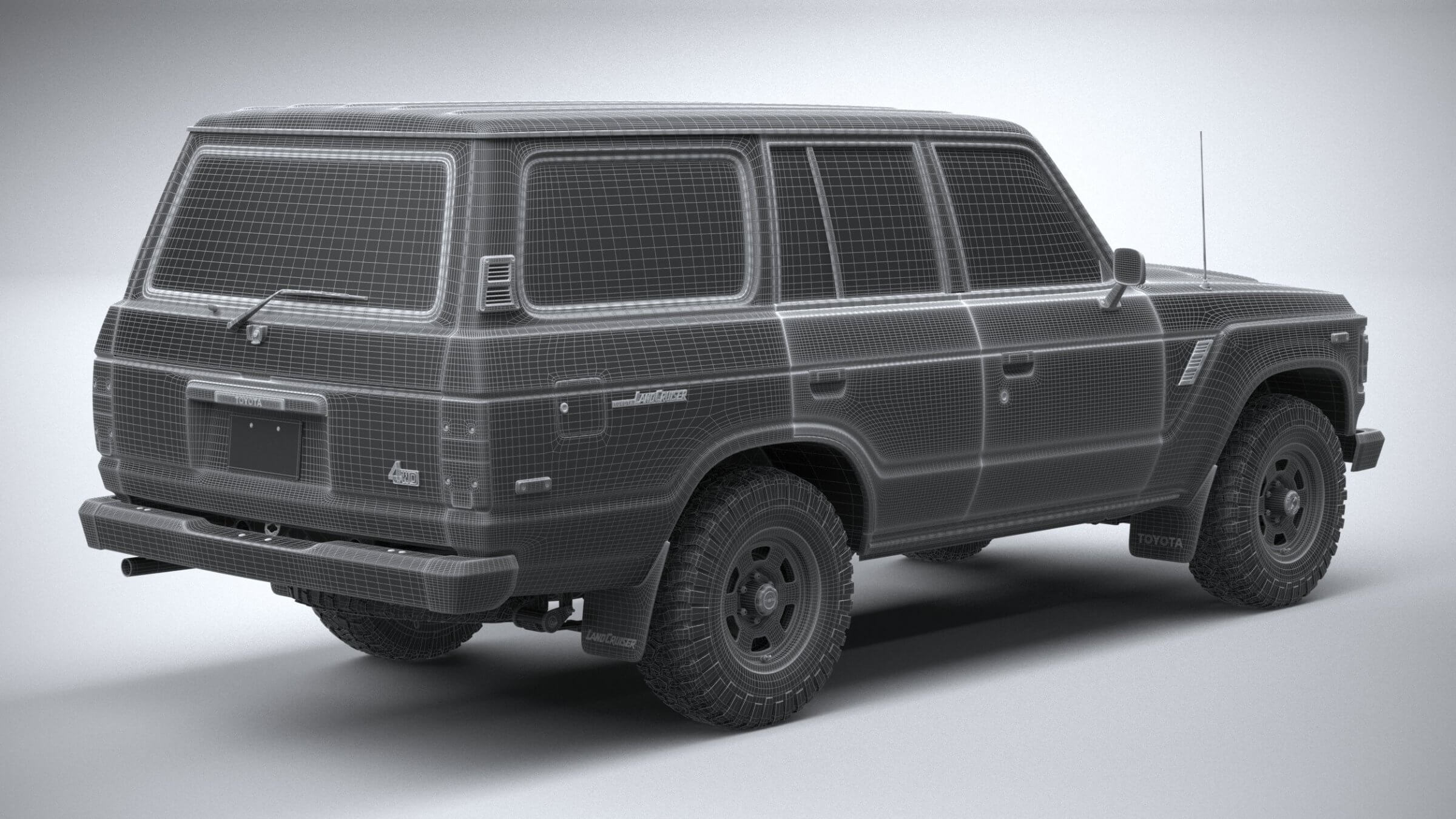Toyota Land Cruiser J60 1980 - 3D Model by SQUIR
