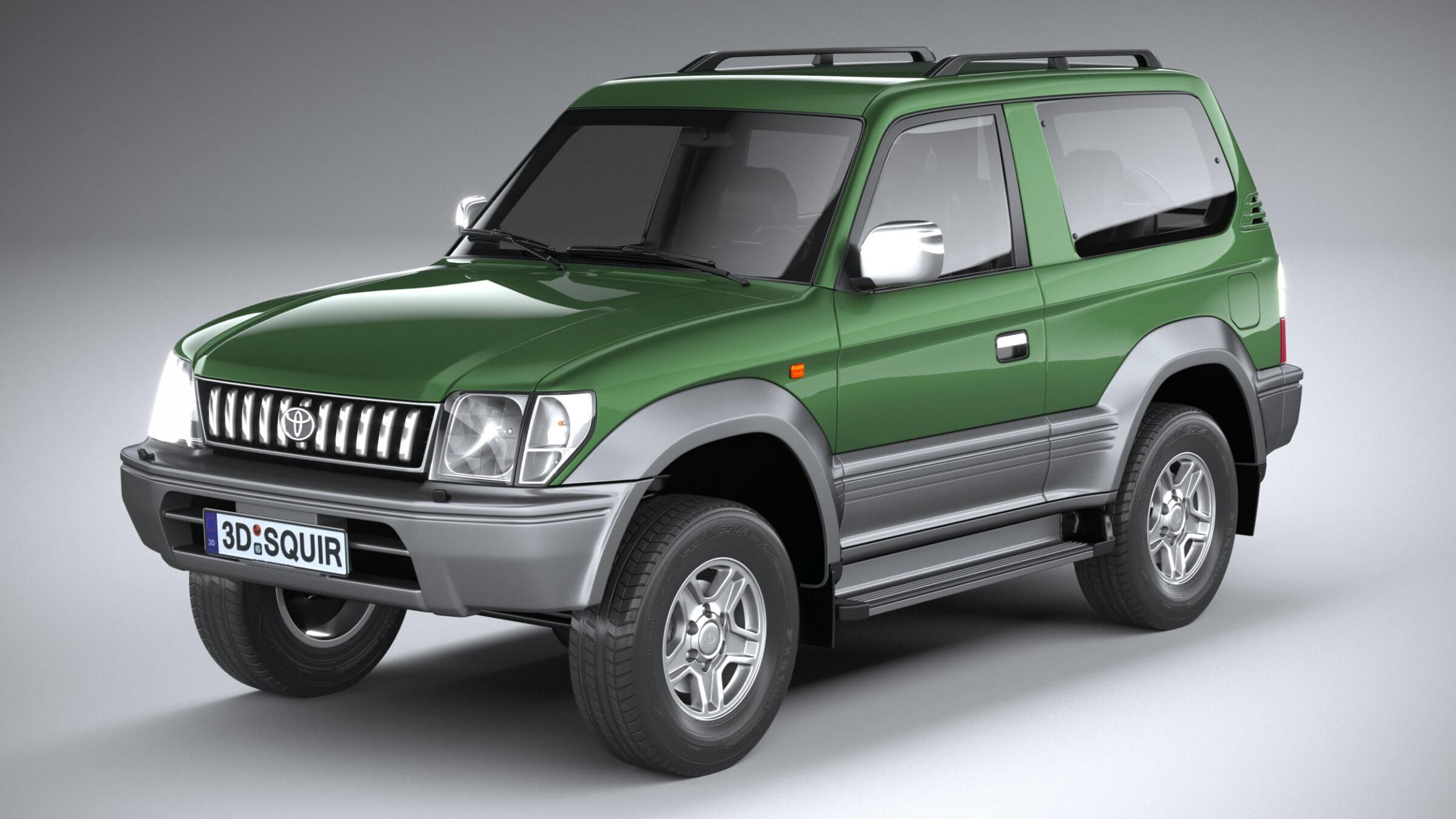 Toyota Land Cruiser J90 3door 1996 - 3D Model by SQUIR