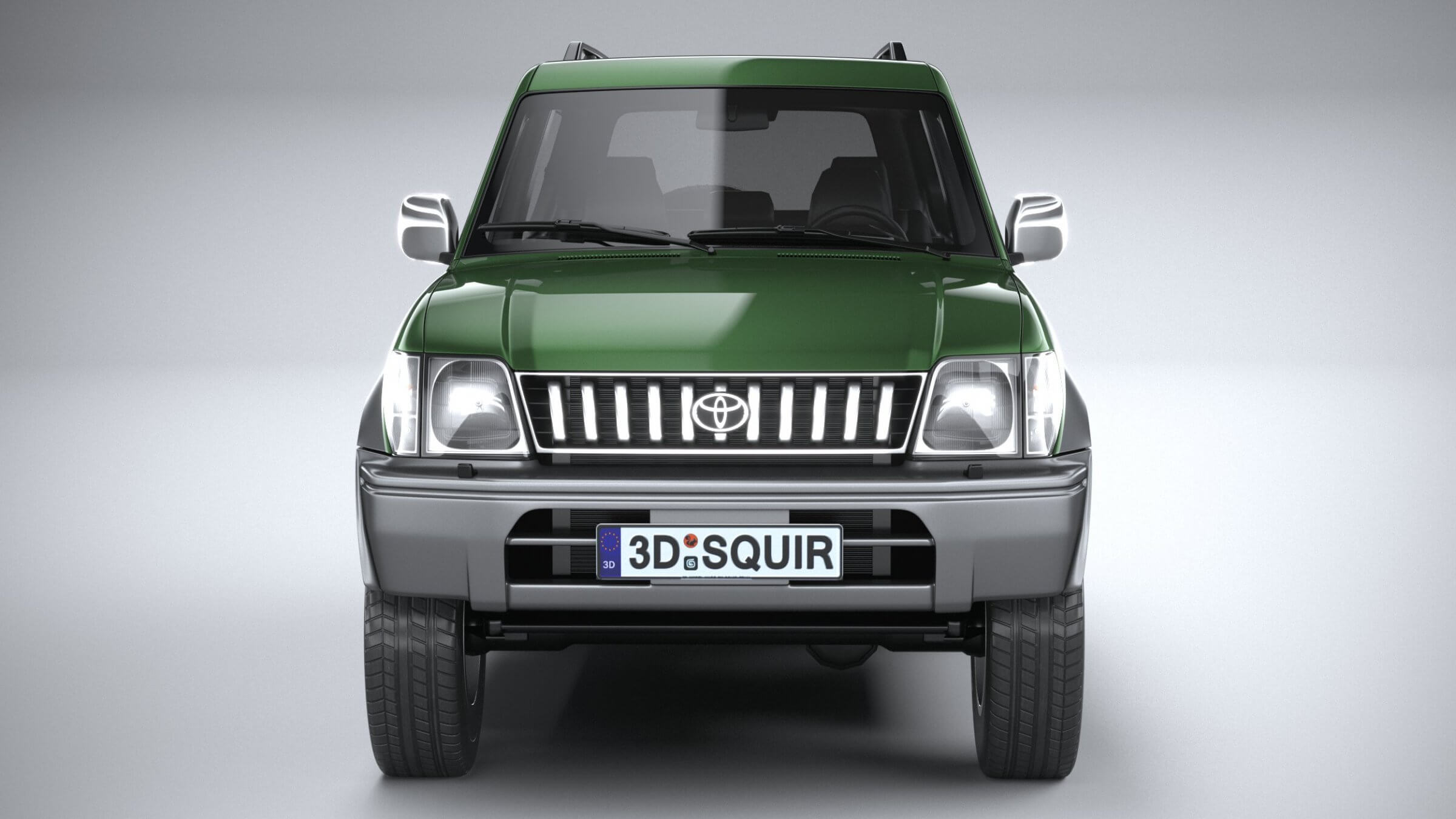 Toyota Land Cruiser J90 3door 1996 - 3D Model by SQUIR
