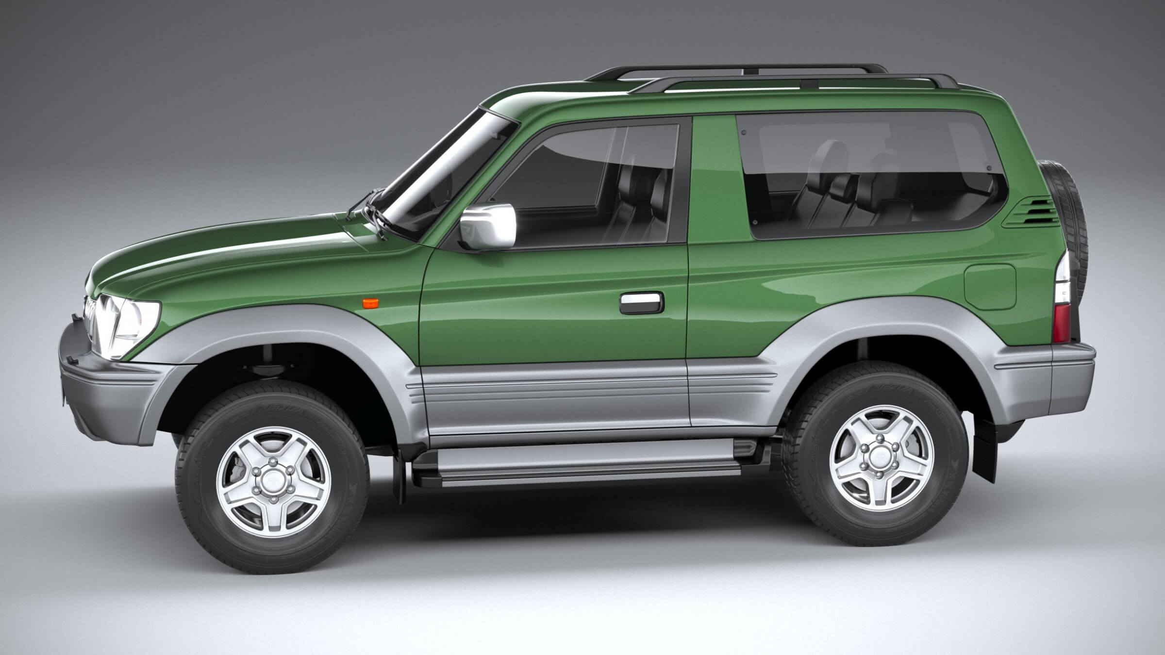 Toyota Land Cruiser J90 3door 1996 - 3D Model by SQUIR