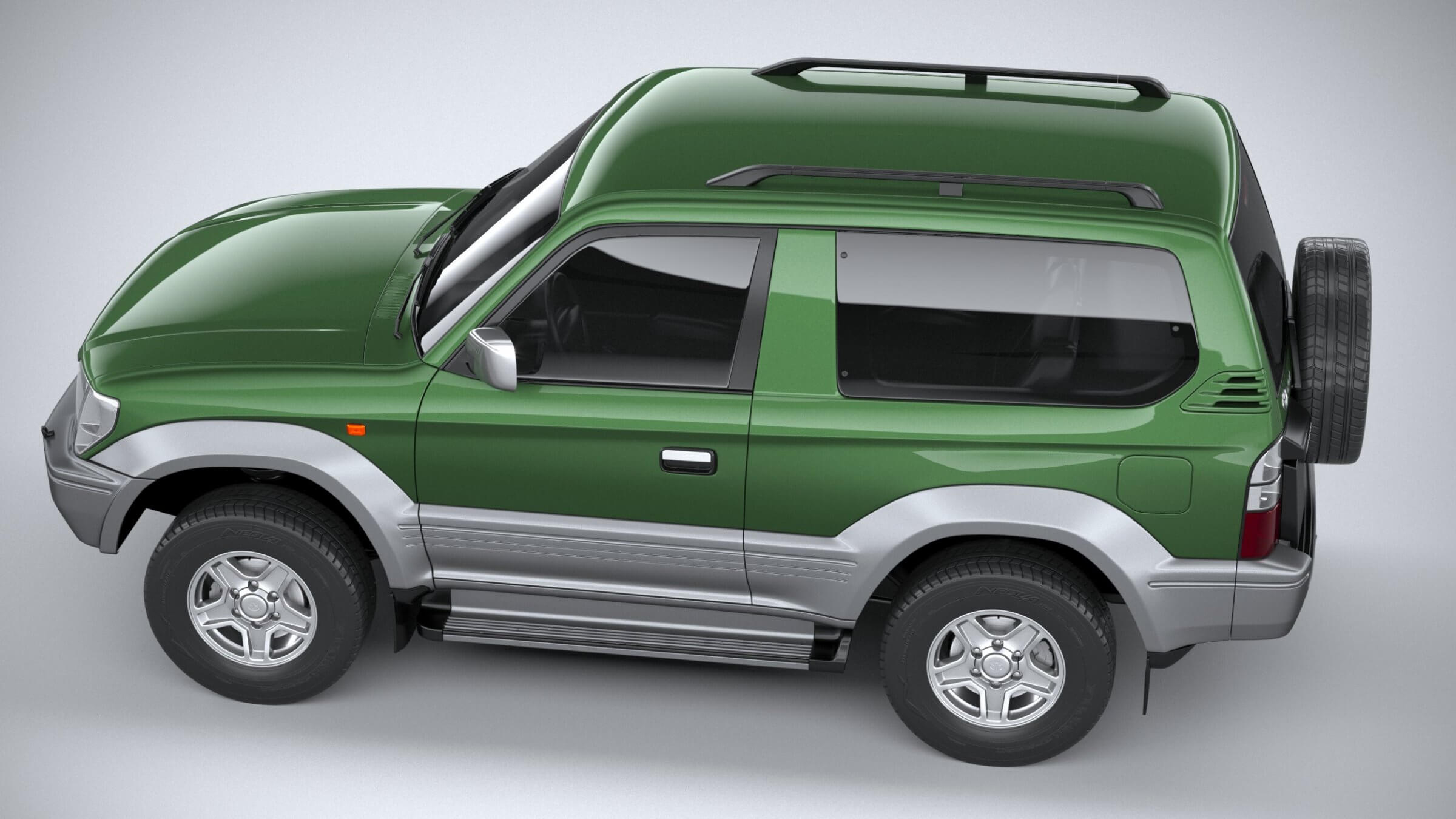 Toyota Land Cruiser J90 3door 1996 - 3D Model by SQUIR