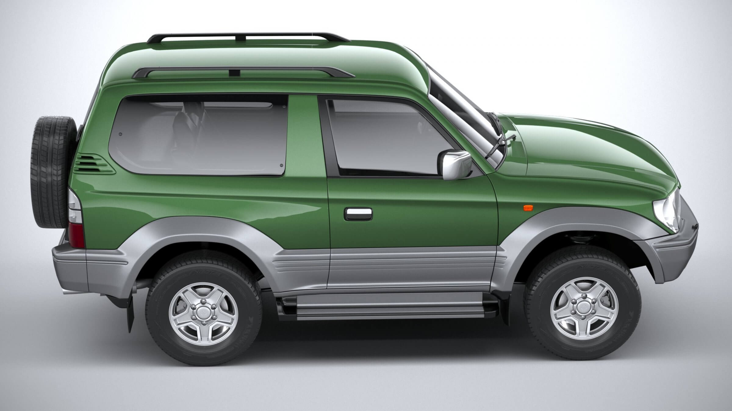 Toyota Land Cruiser J90 3door 1996 - 3D Model by SQUIR