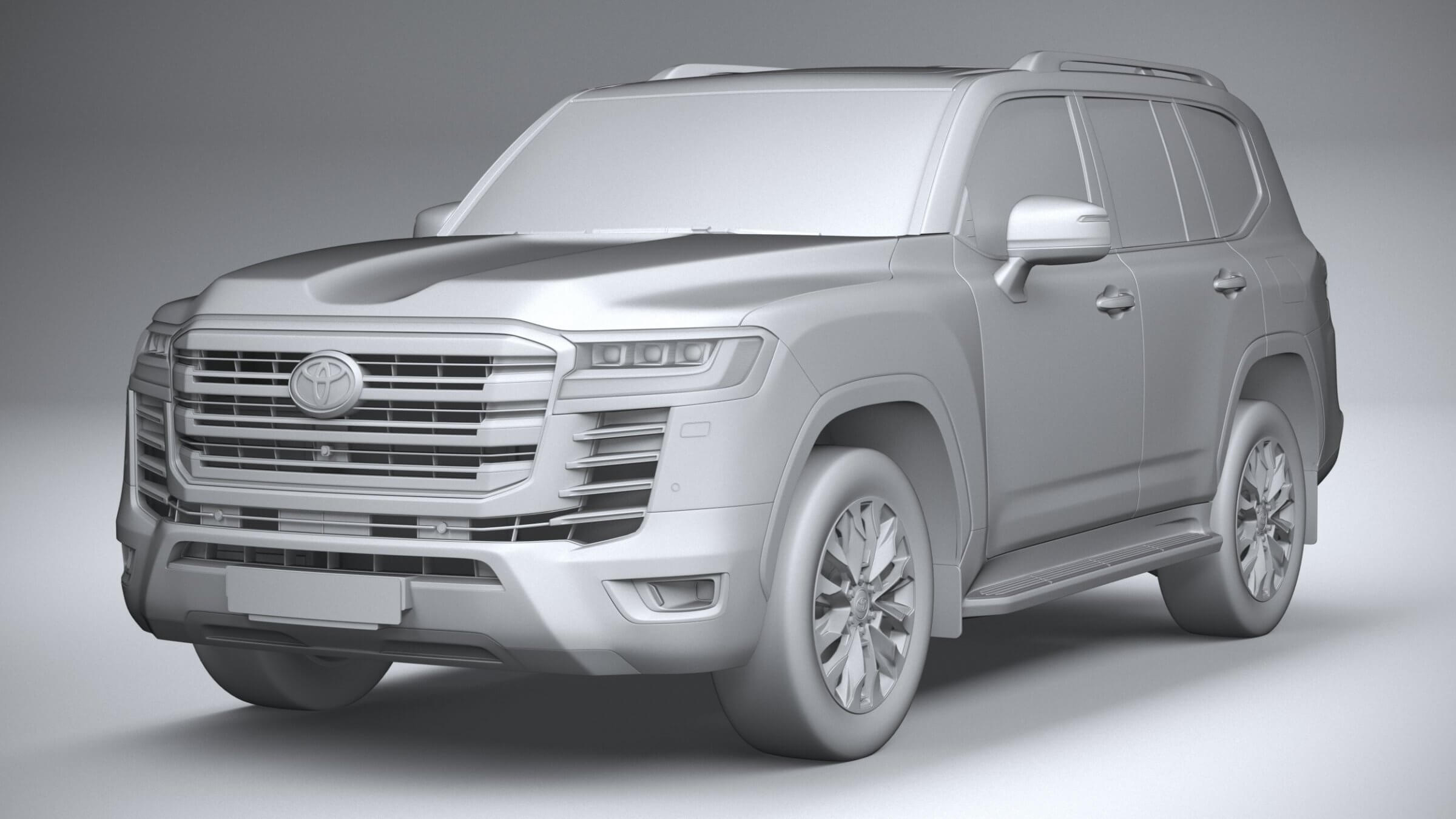 Toyota Land Cruiser Zx 2022 - 3D Model by SQUIR