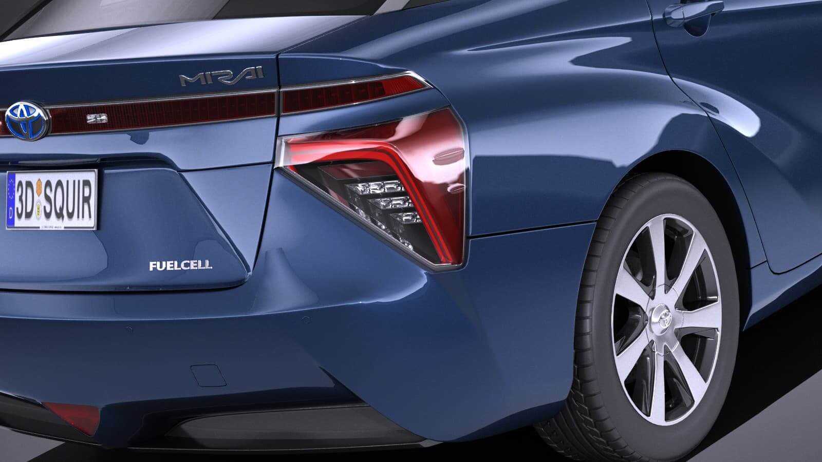 Toyota Mirai 2018 (V-Ray) 3D Model by SQUIR