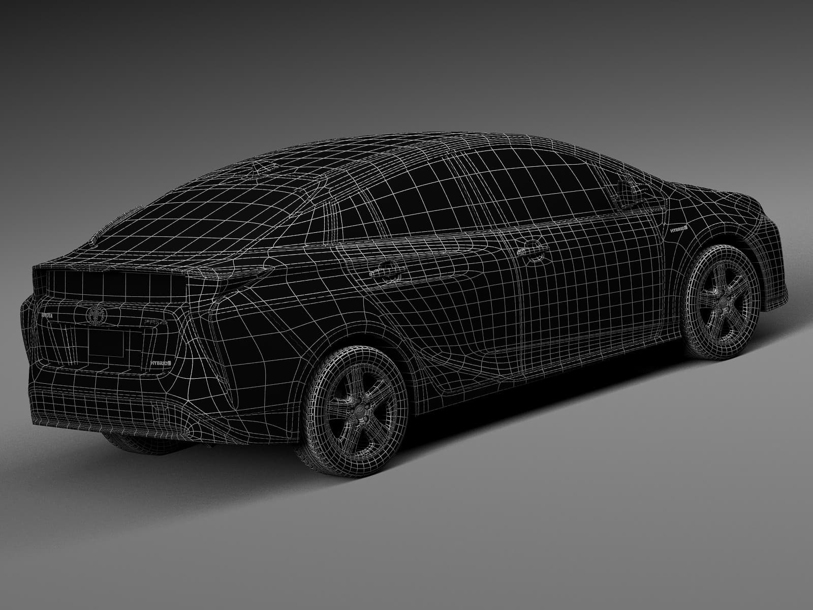 Toyota Prius 2016 - 3D Model by SQUIR