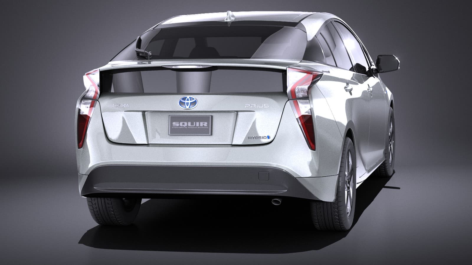 Toyota Prius 2018 (V-Ray) 3D Model by SQUIR