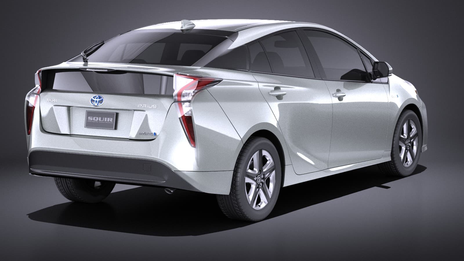 Toyota Prius 2018 (V-Ray) 3D Model by SQUIR