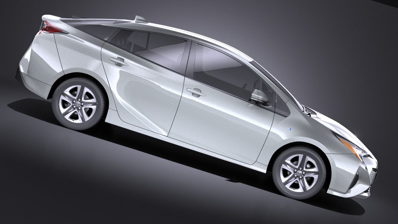 Toyota Prius 2018 (V-Ray) 3D Model by SQUIR