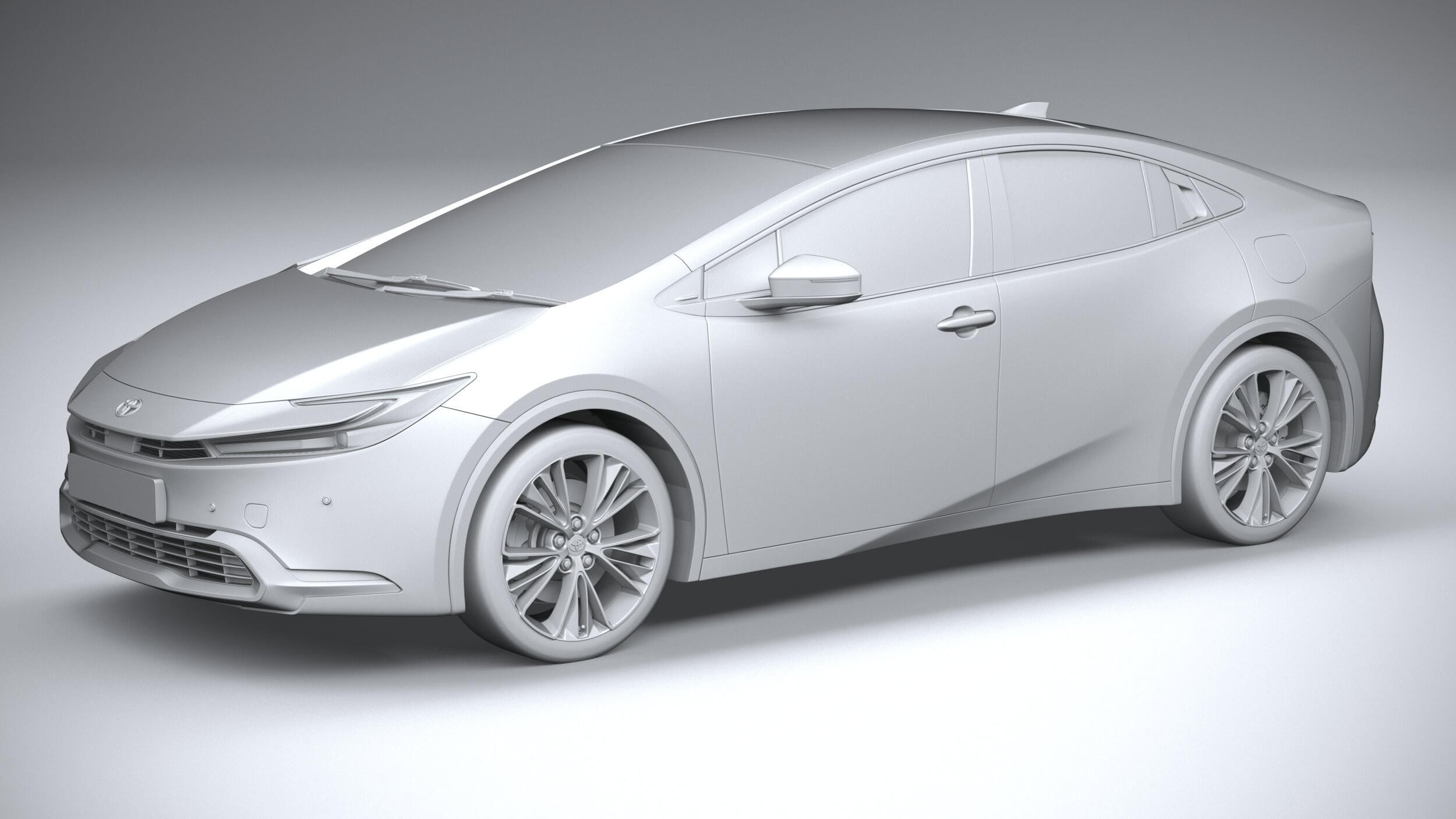 Toyota Prius 2024 - 3D Model by SQUIR