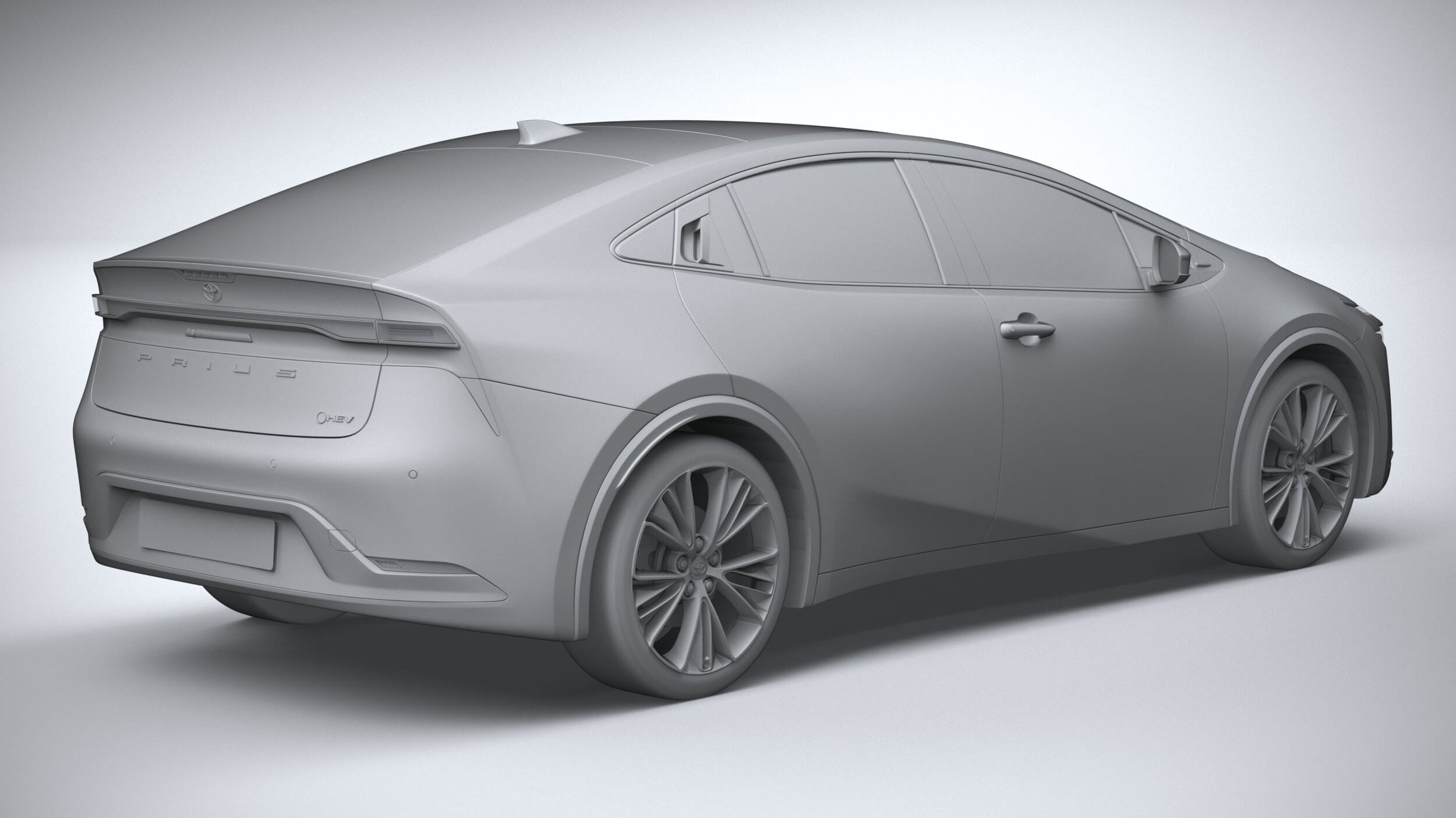 Toyota Prius 2024 - 3D Model by SQUIR