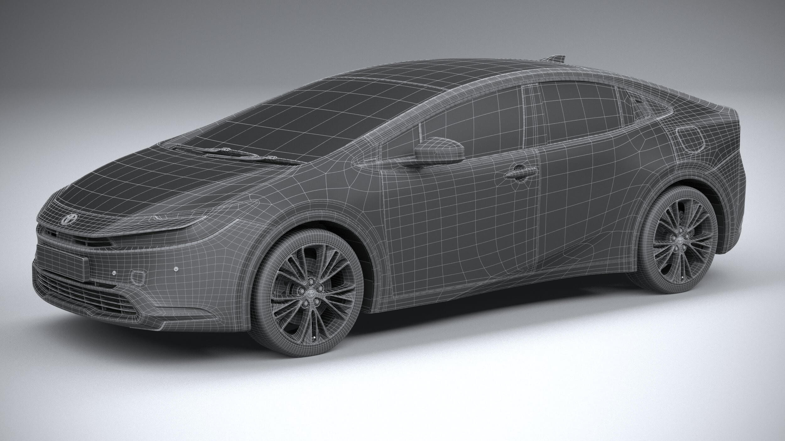 Toyota Prius 2024 - 3D Model by SQUIR