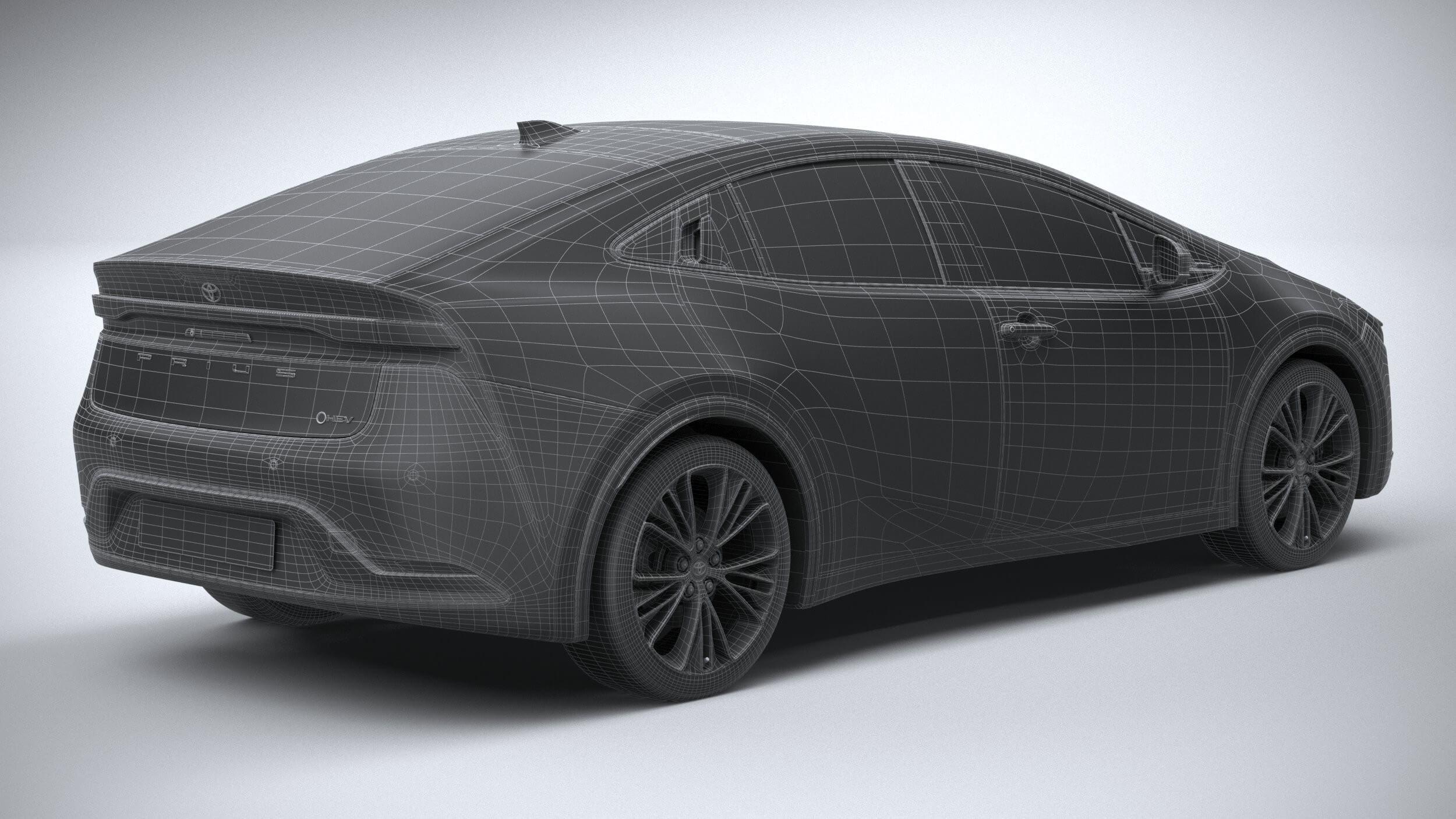 Toyota Prius 2024 - 3D Model by SQUIR